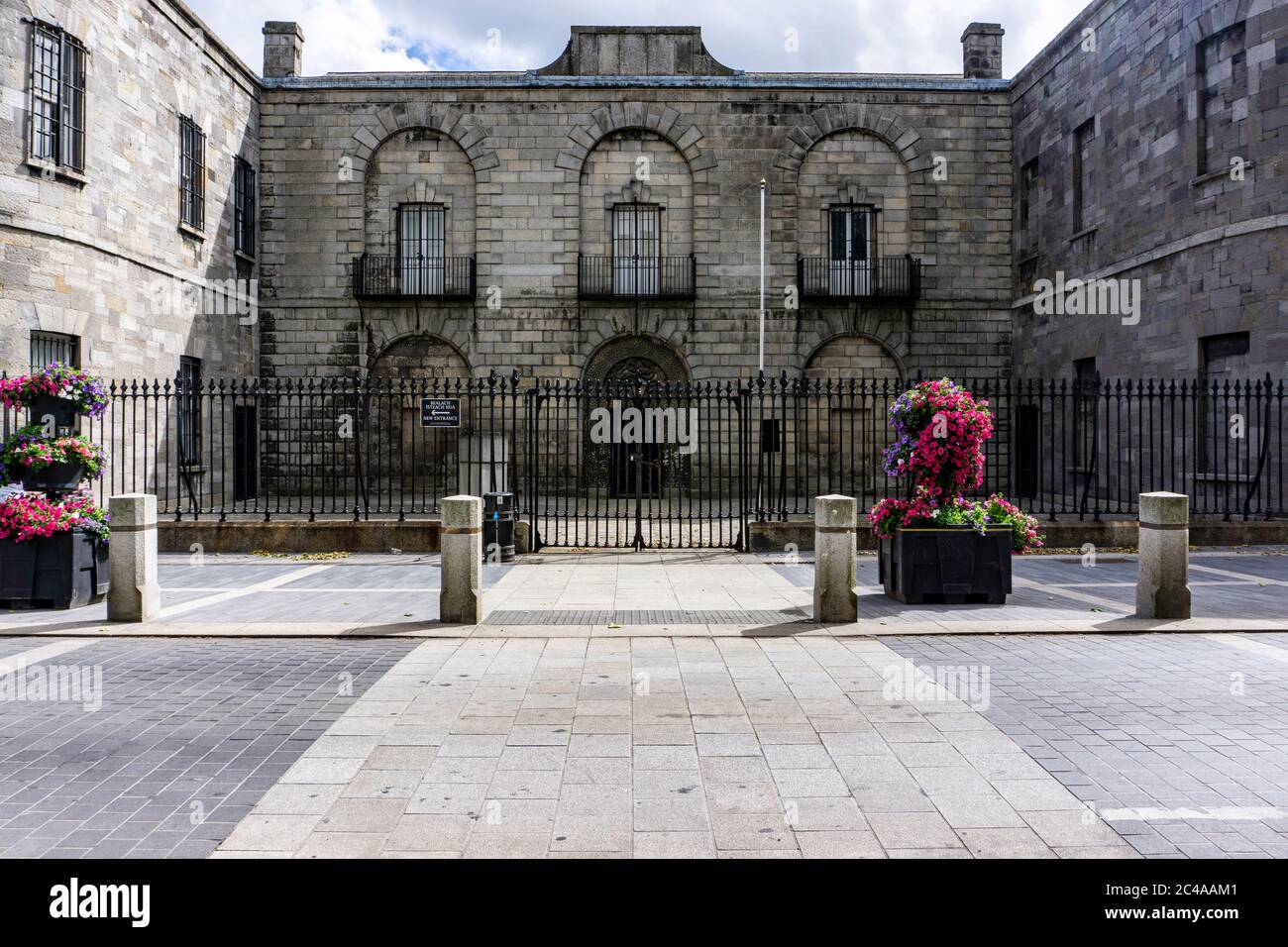 an overview of Kilmainham Gaol, now a museum dedicated to the history ...