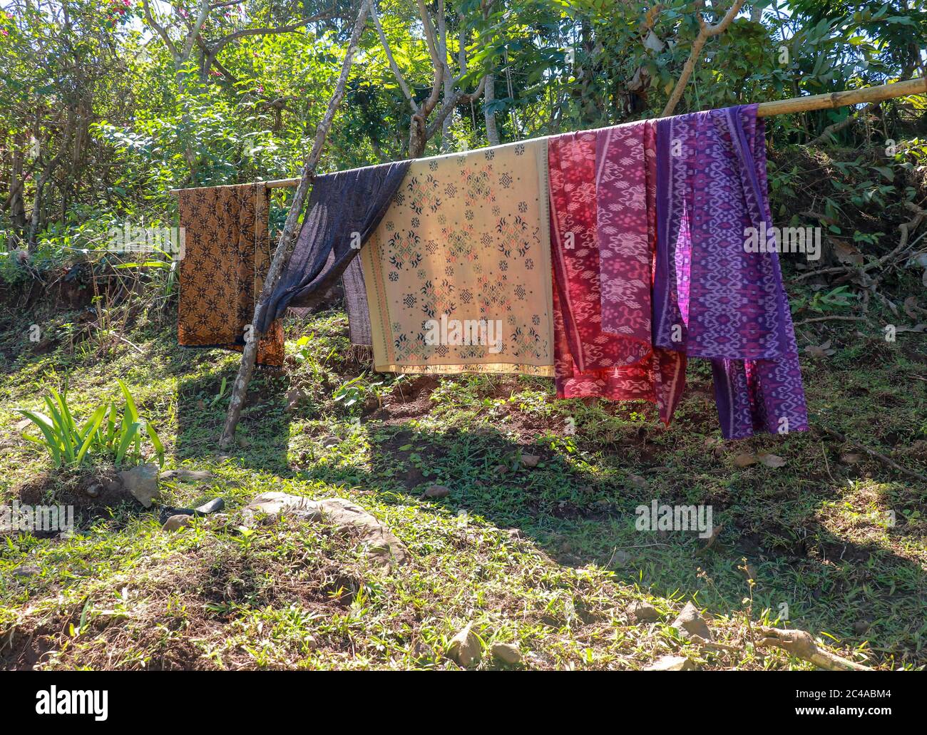 Sarong or Sarung is a traditional outfit worn by Hindus in Bali Island ...