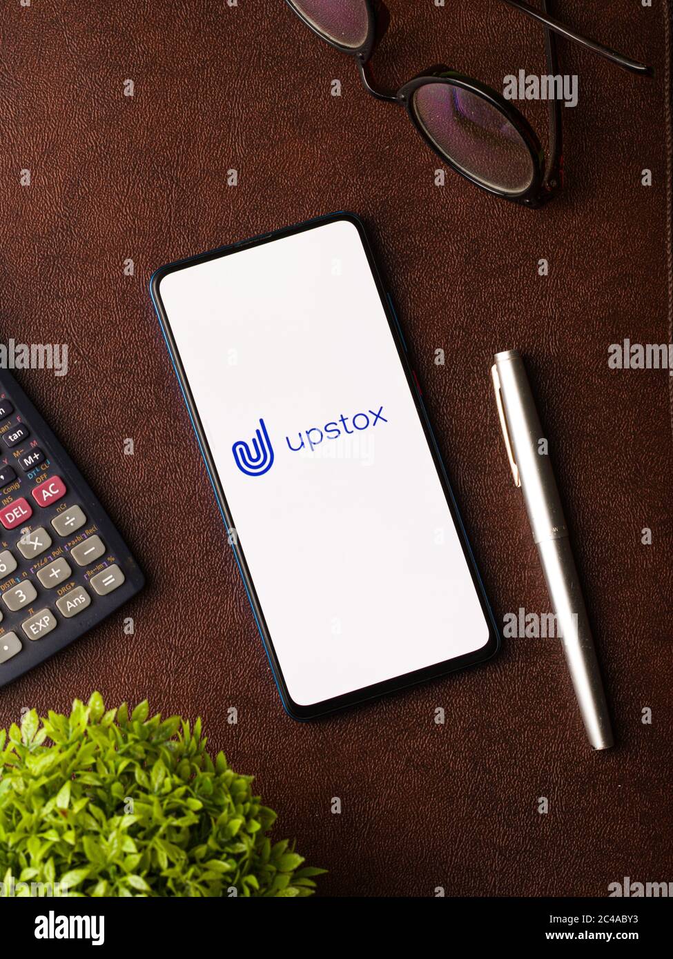 Upstox logo hi-res stock photography and images - Alamy