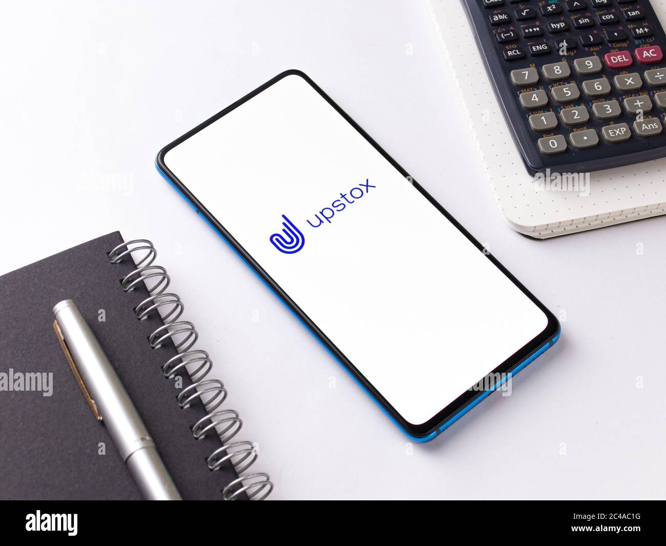 Upstox logo hi-res stock photography and images - Alamy