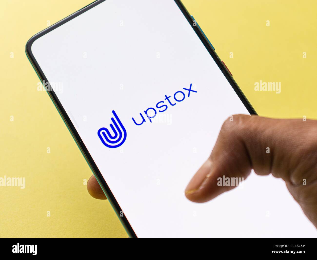 Upstox logo hi-res stock photography and images - Alamy