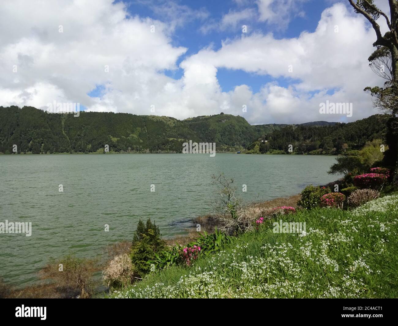 Lake Furnash is a gem of the Azores. Beautiful nature, wonderful water ...