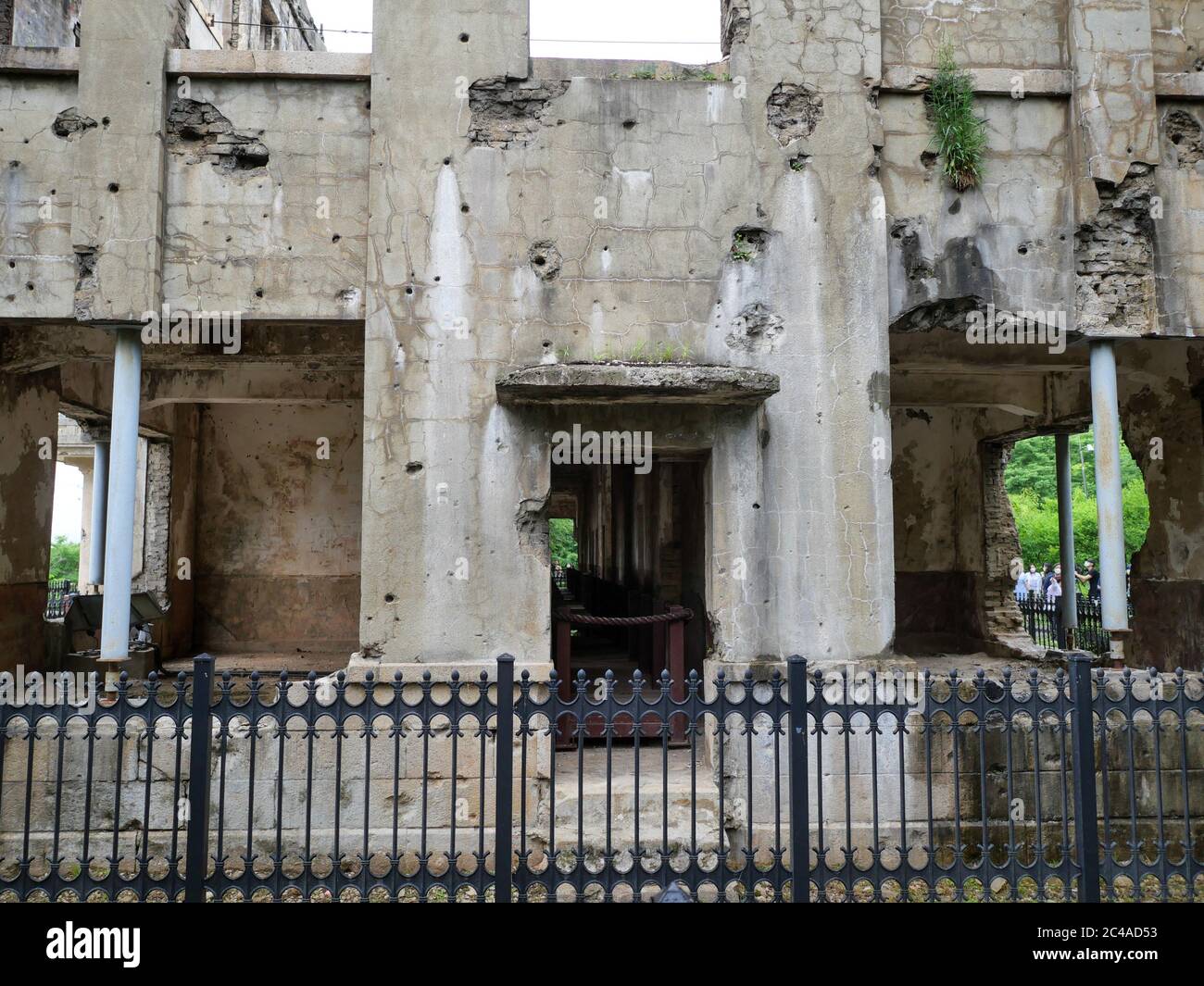 Cheorwon, South Korea. 25th June, 2020. The bullet-riddled Korean ...