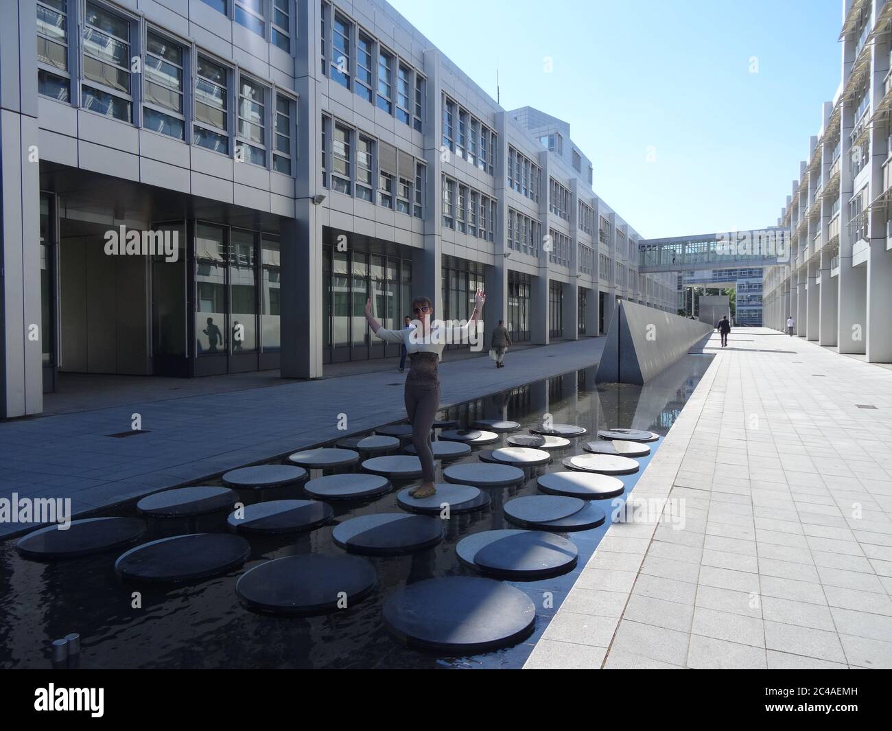 The beautiful German city of Munich. Wonderful buildings, main square ...