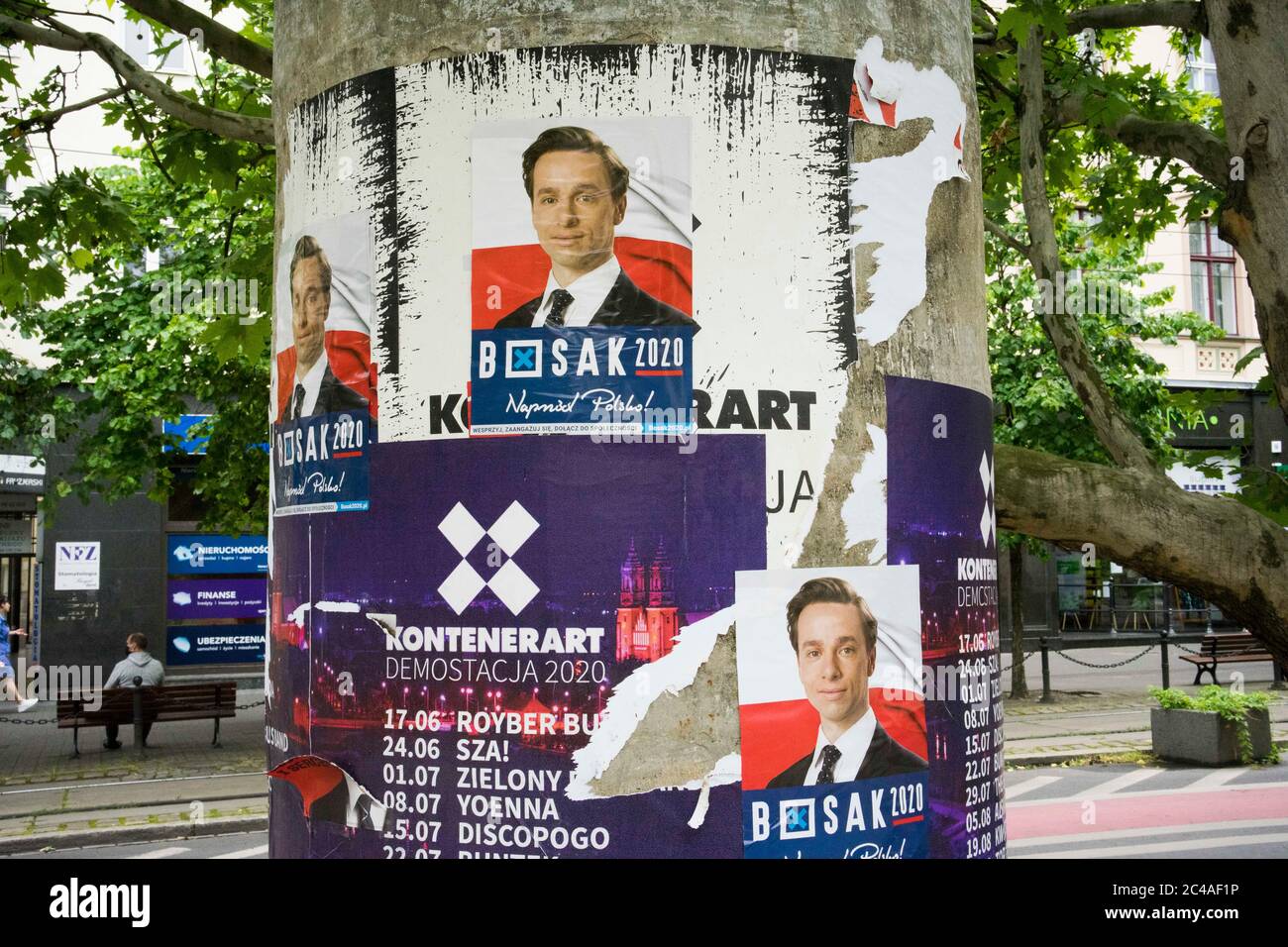 June 25, 2020, Poznan, Wielkopolska, Poland: The presidential election ...