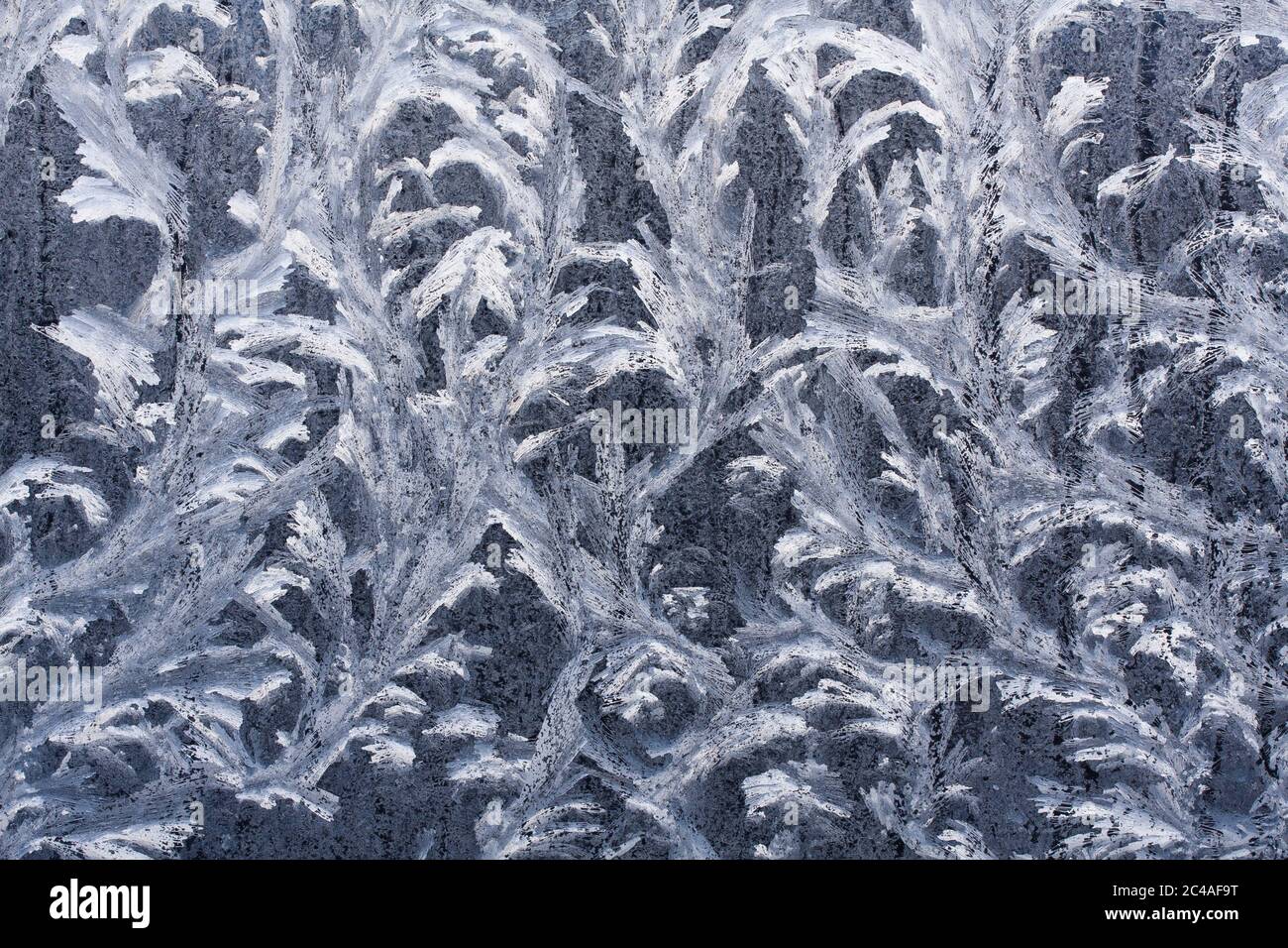 ice pattern on winter window Stock Photo - Alamy