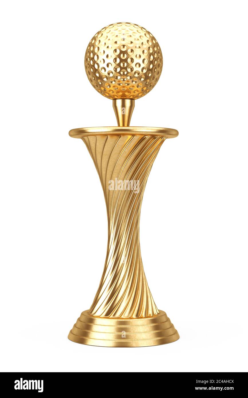 Gold golf tee Cut Out Stock Images & Pictures - Alamy