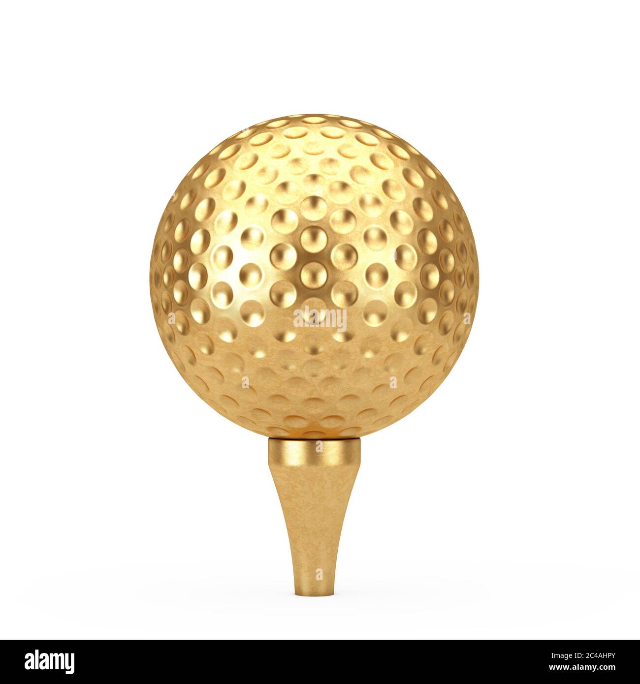 Gold golf tee Cut Out Stock Images & Pictures - Alamy