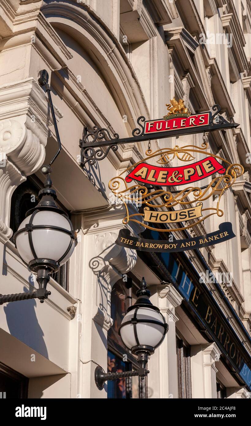 Pub Sign, London, England Stock Photo - Alamy