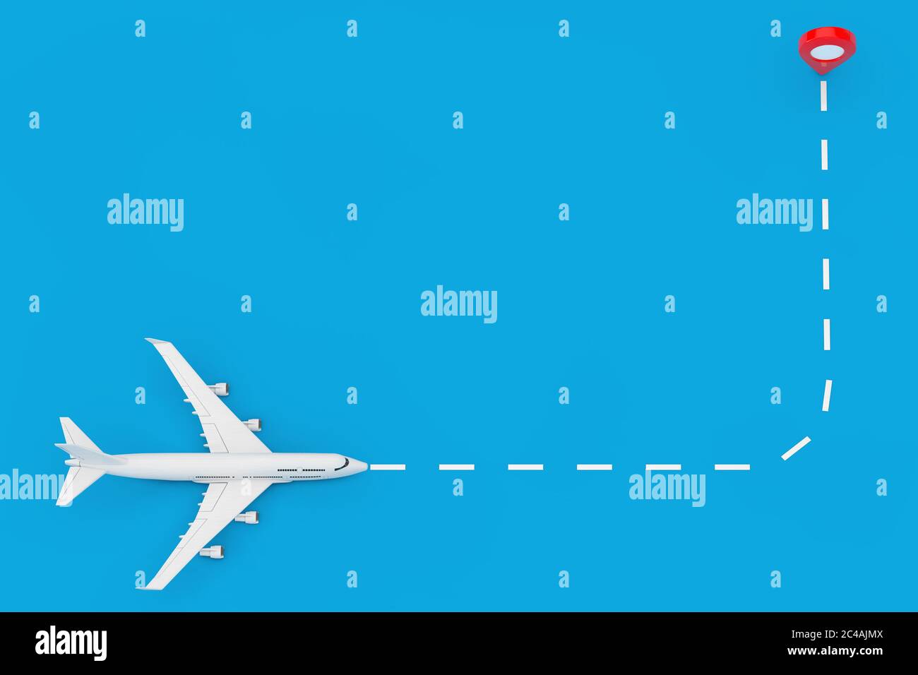 Airplane flight path navigation map hi-res stock photography and images ...