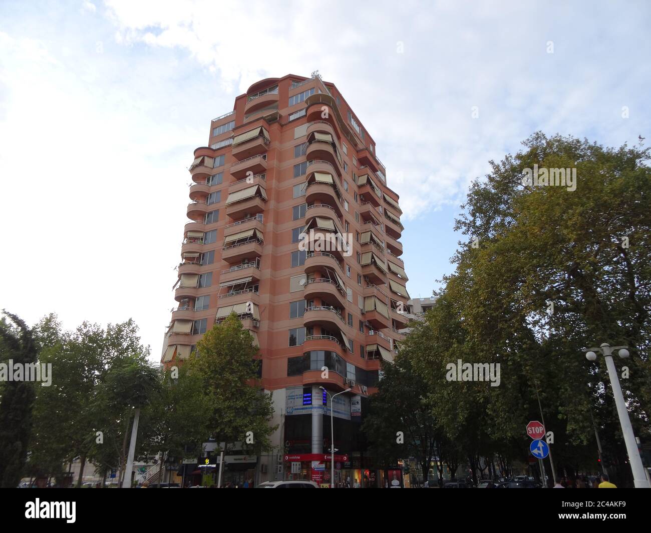 The old Balkan city of Tirana. Amazing buildings, pleasant nature and a ...