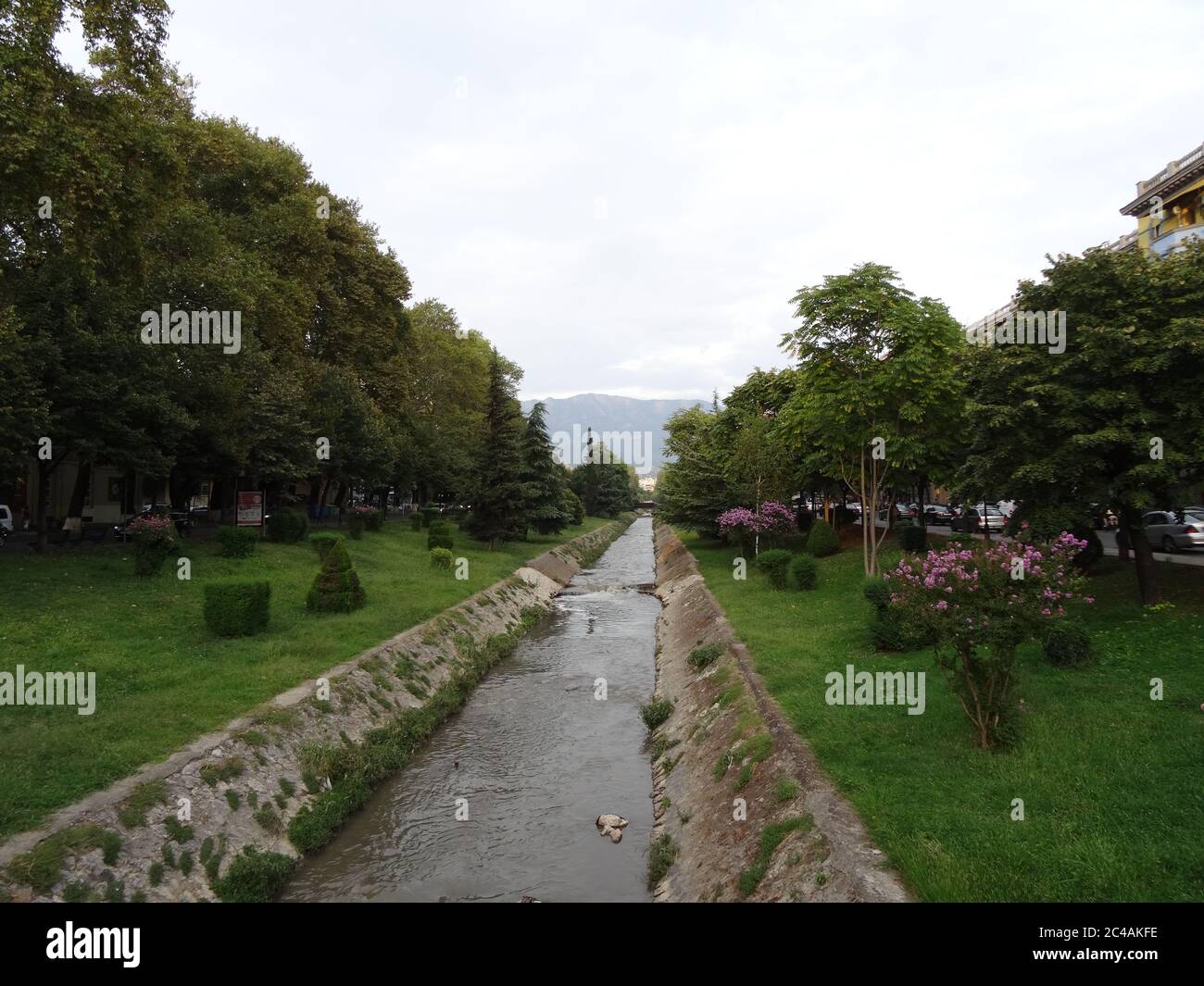 The old Balkan city of Tirana. Amazing buildings, pleasant nature and a ...
