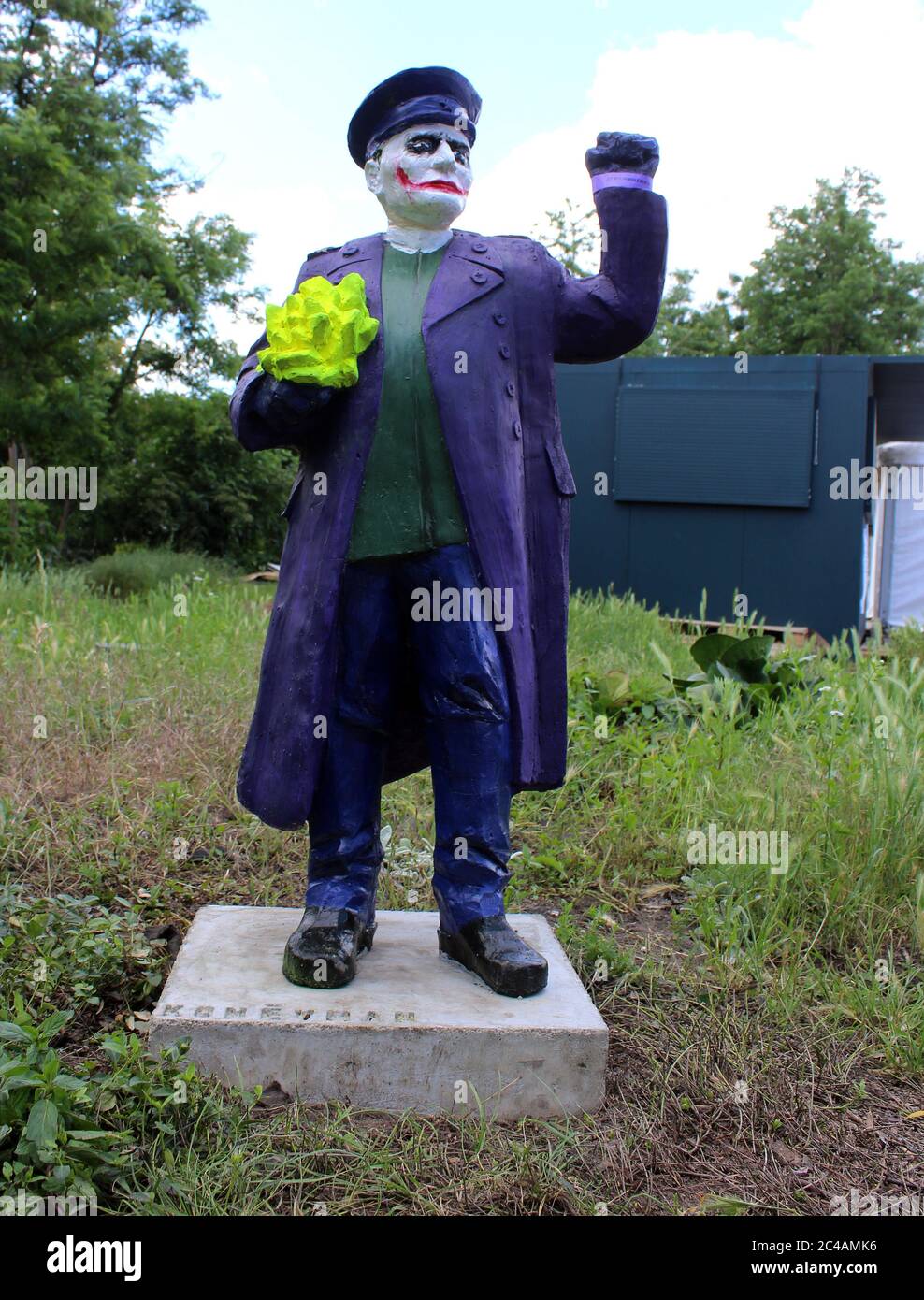 After the removal of a statue of Soviet Marshal Ivan Konev in Prague in ...