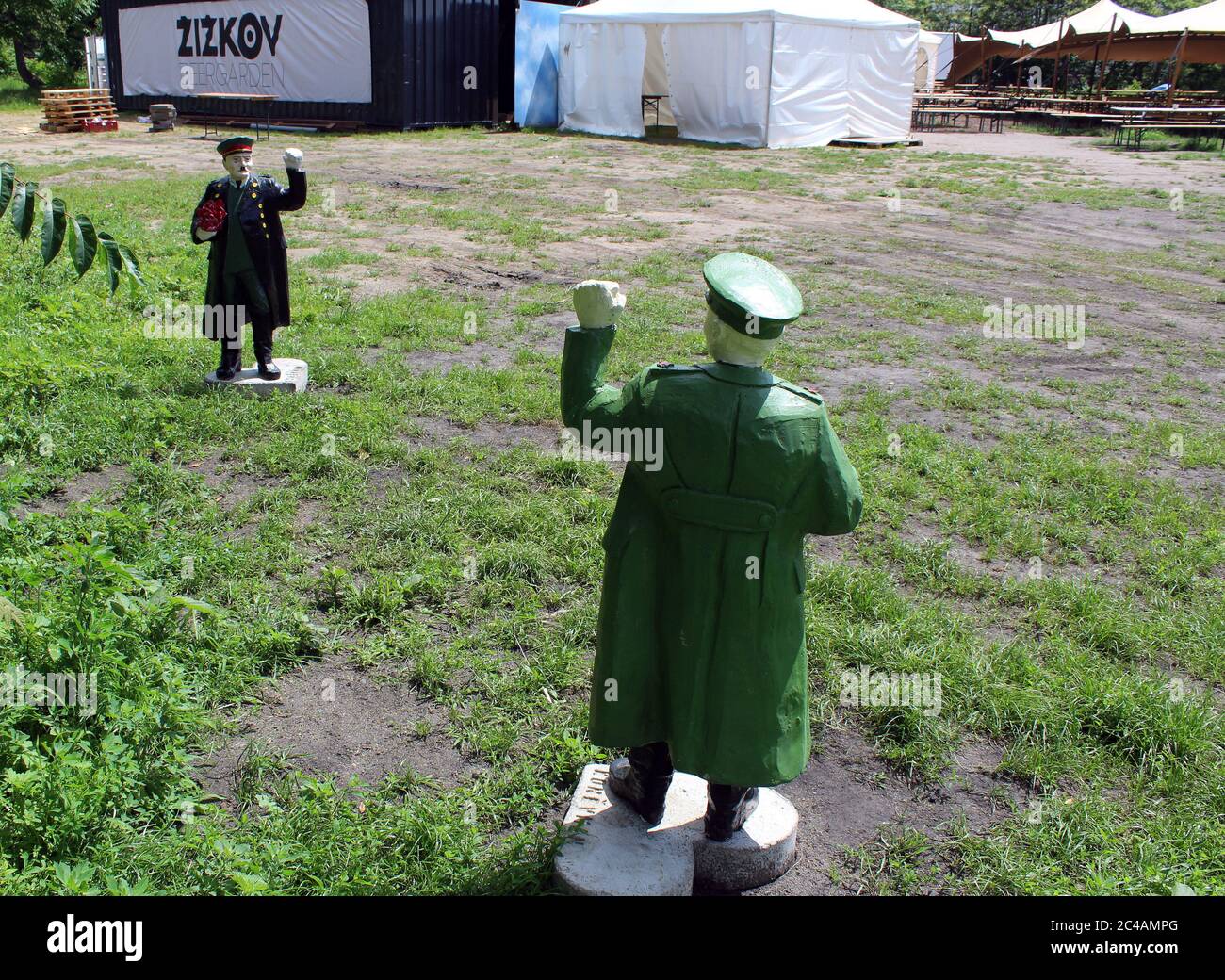 After the removal of a statue of Soviet Marshal Ivan Konev in Prague in ...