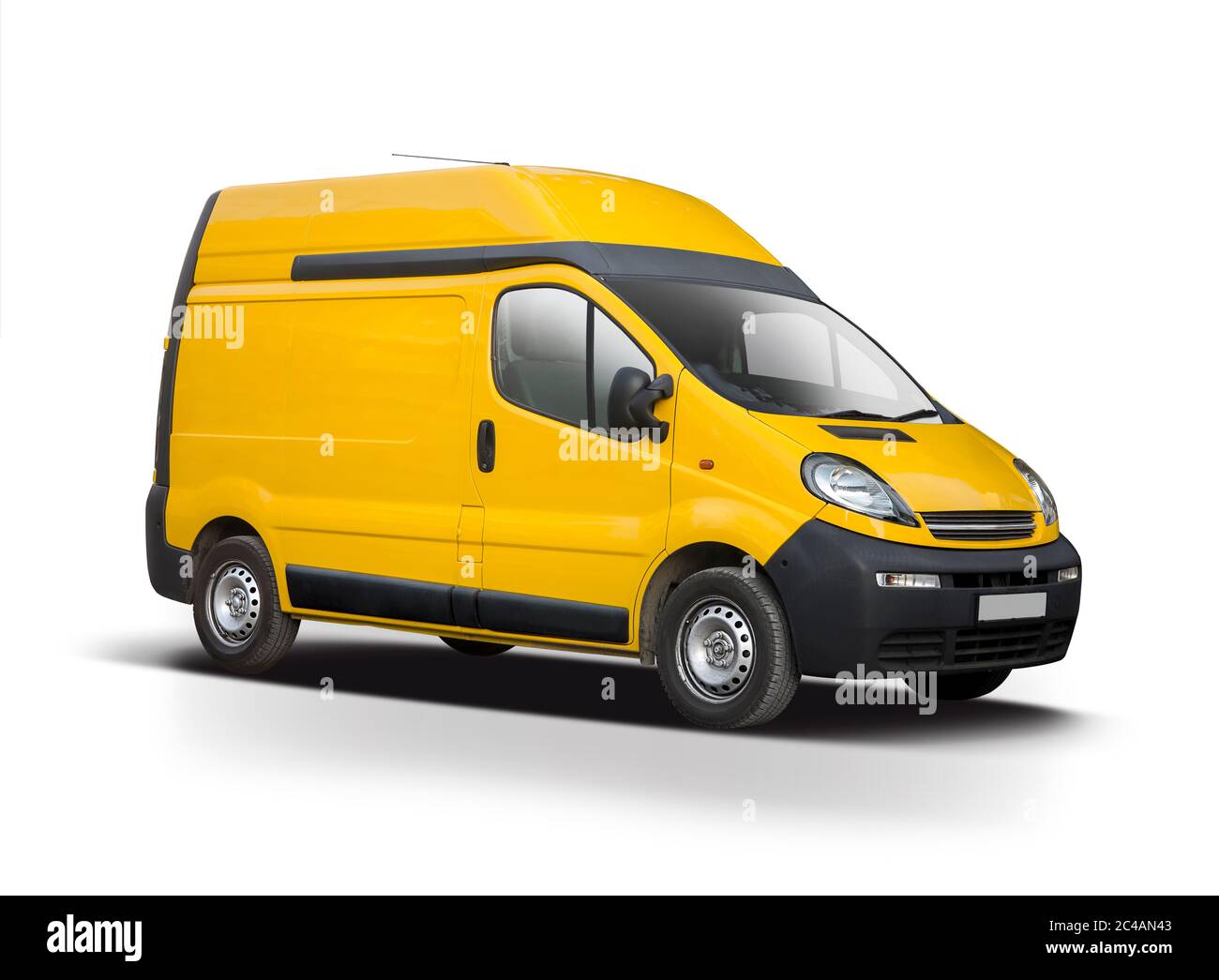 Yellow commercial vehicle hi-res stock photography and images - Alamy