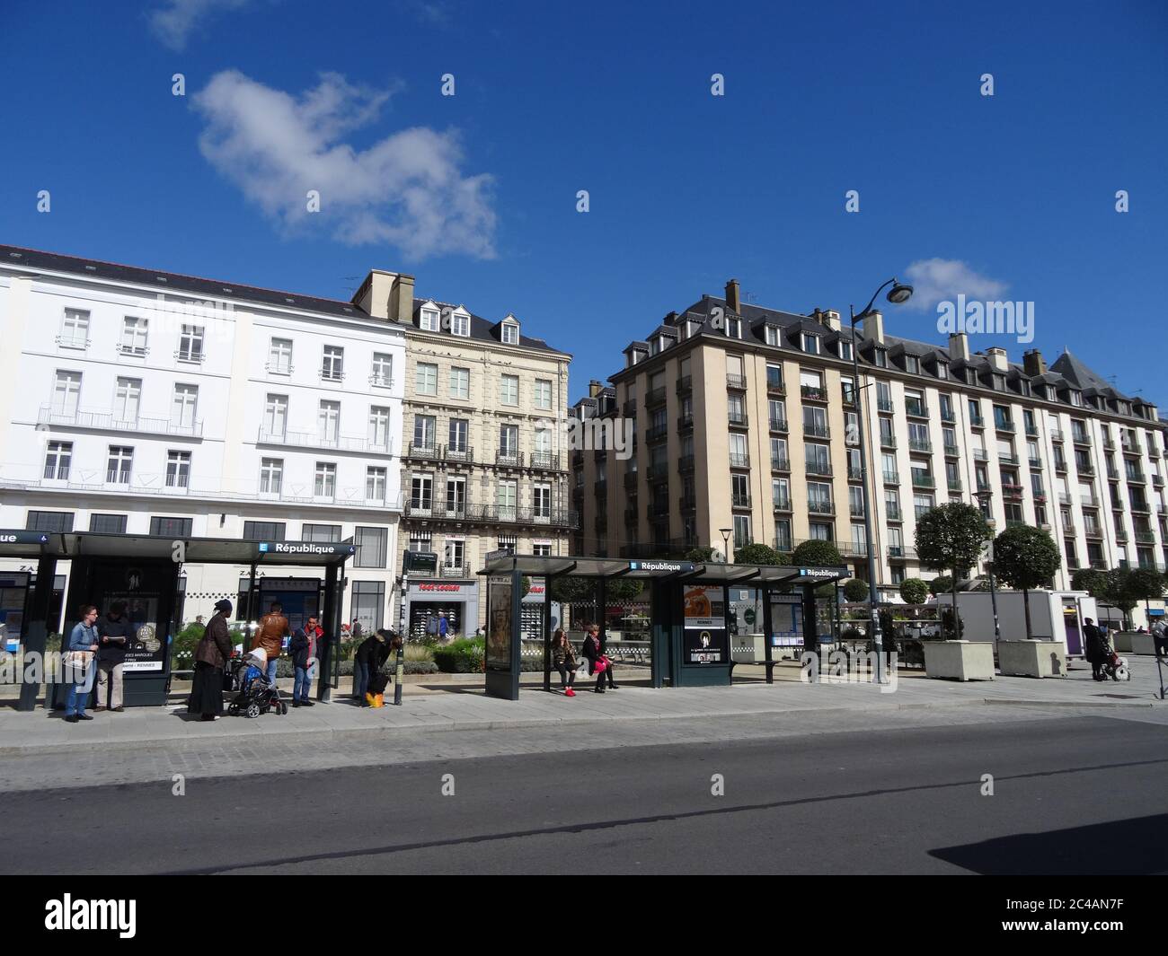 Rennes is a very beautiful and liveable city. Center architecture and ...