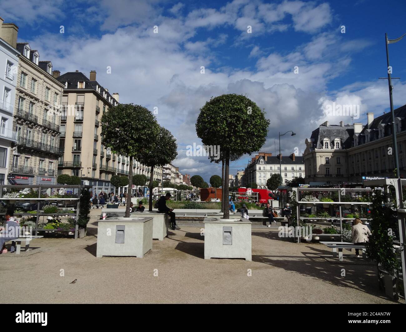 Rennes is a very beautiful and liveable city. Center architecture and ...