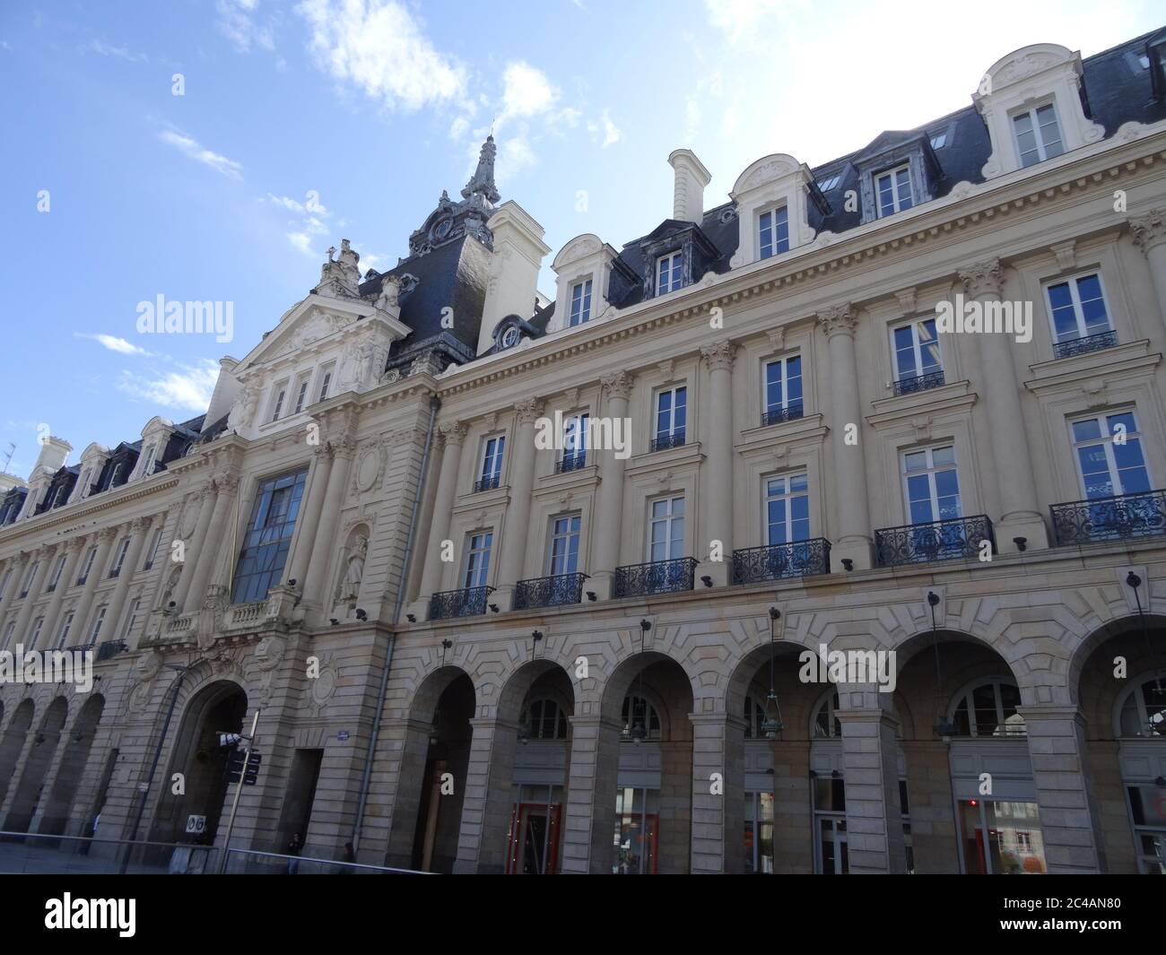 Rennes is a very beautiful and liveable city. Center architecture and ...