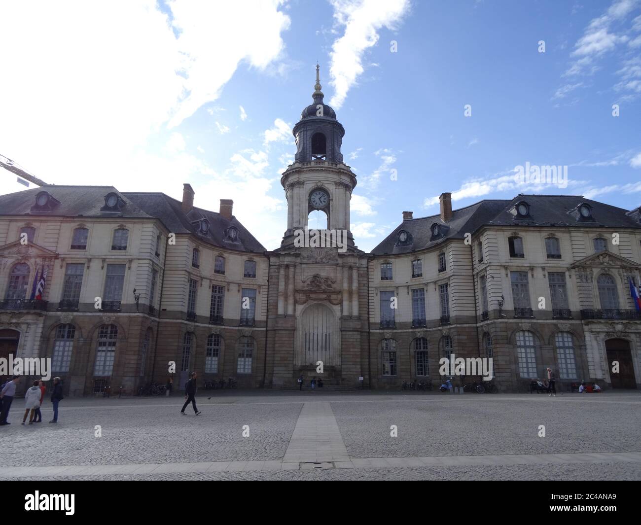 Rennes is a very beautiful and liveable city. Center architecture and ...
