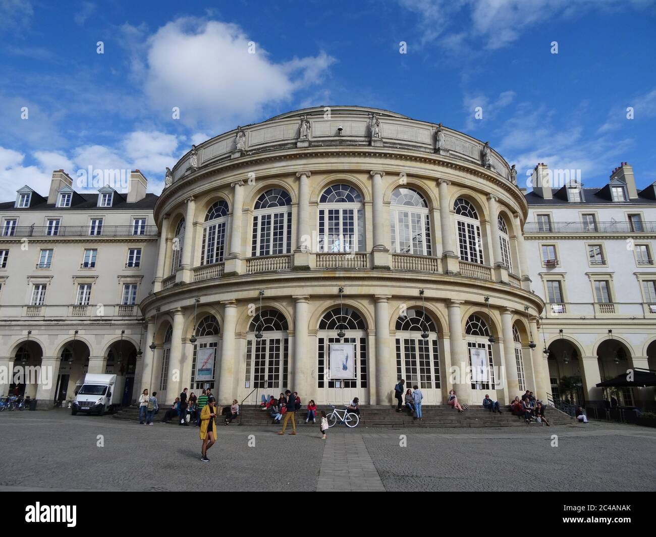 Rennes is a very beautiful and liveable city. Center architecture and ...