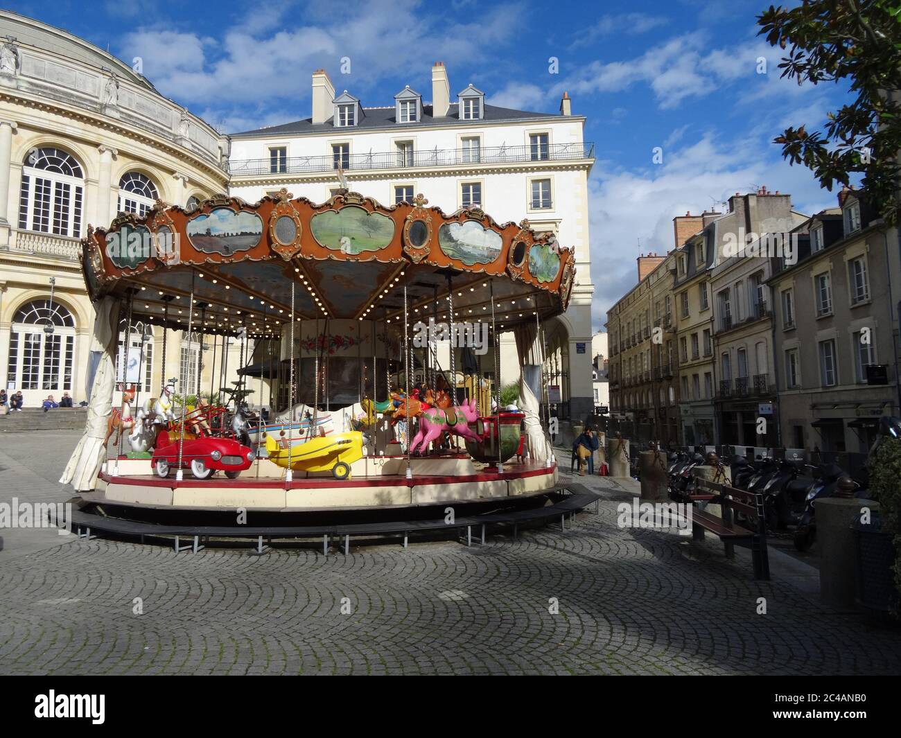 Rennes is a very beautiful and liveable city. Center architecture and ...