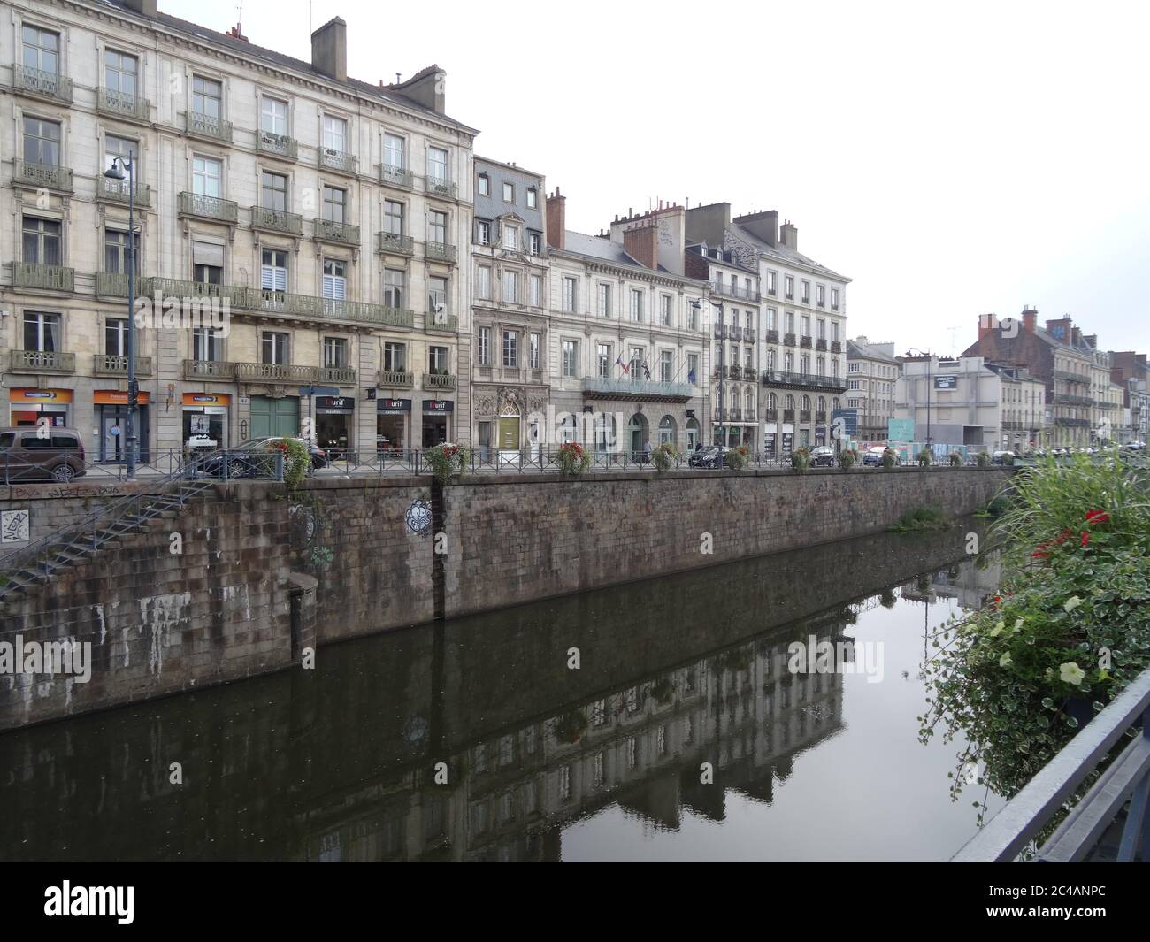 Rennes is a very beautiful and liveable city. Center architecture and ...