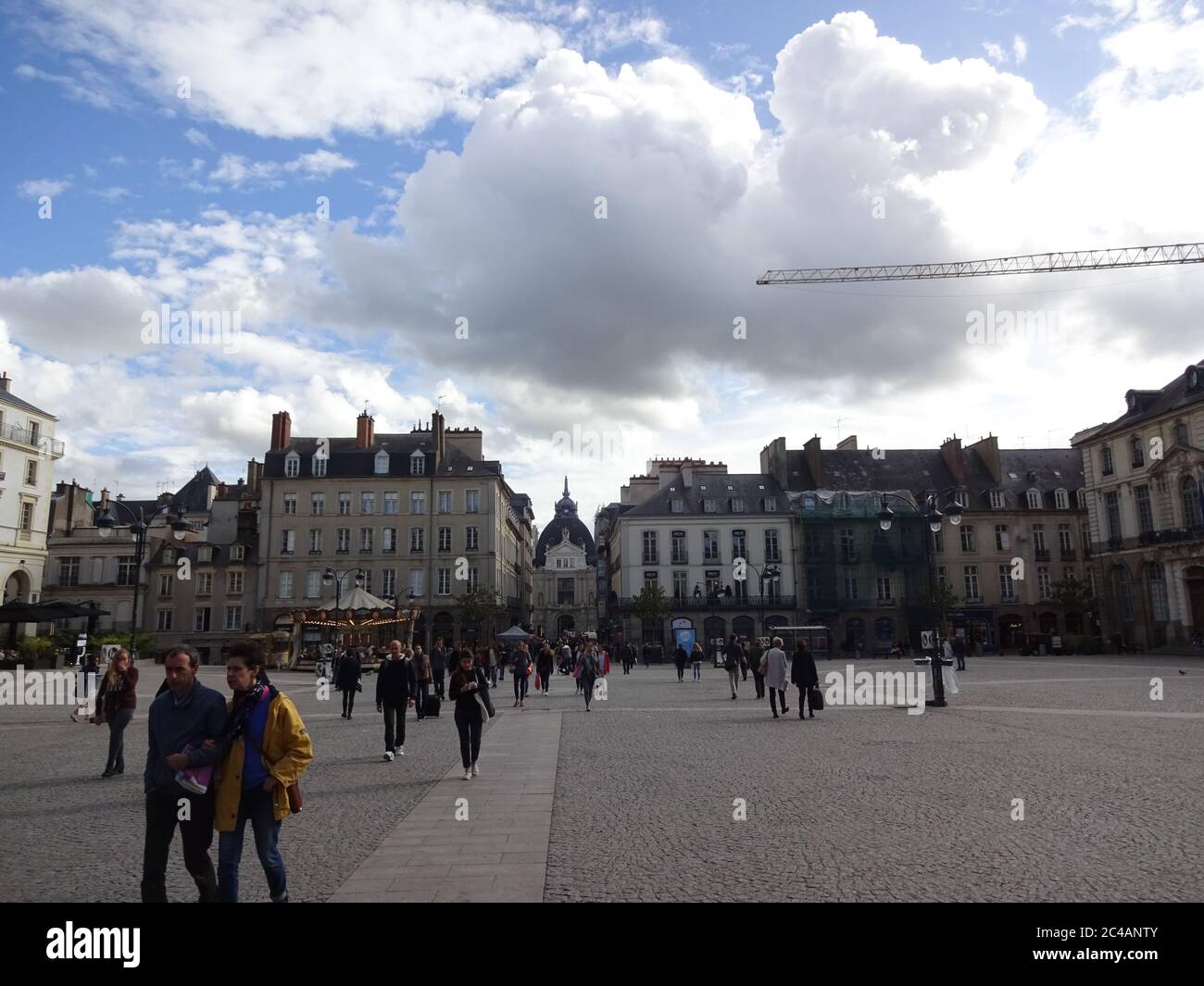 Rennes is a very beautiful and liveable city. Center architecture and ...