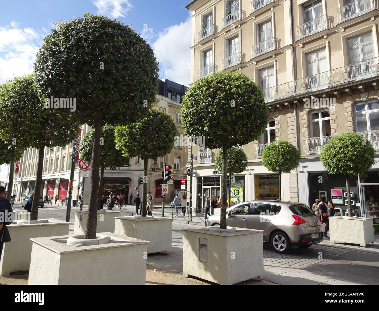 Rennes is a very beautiful and liveable city. Center architecture and ...
