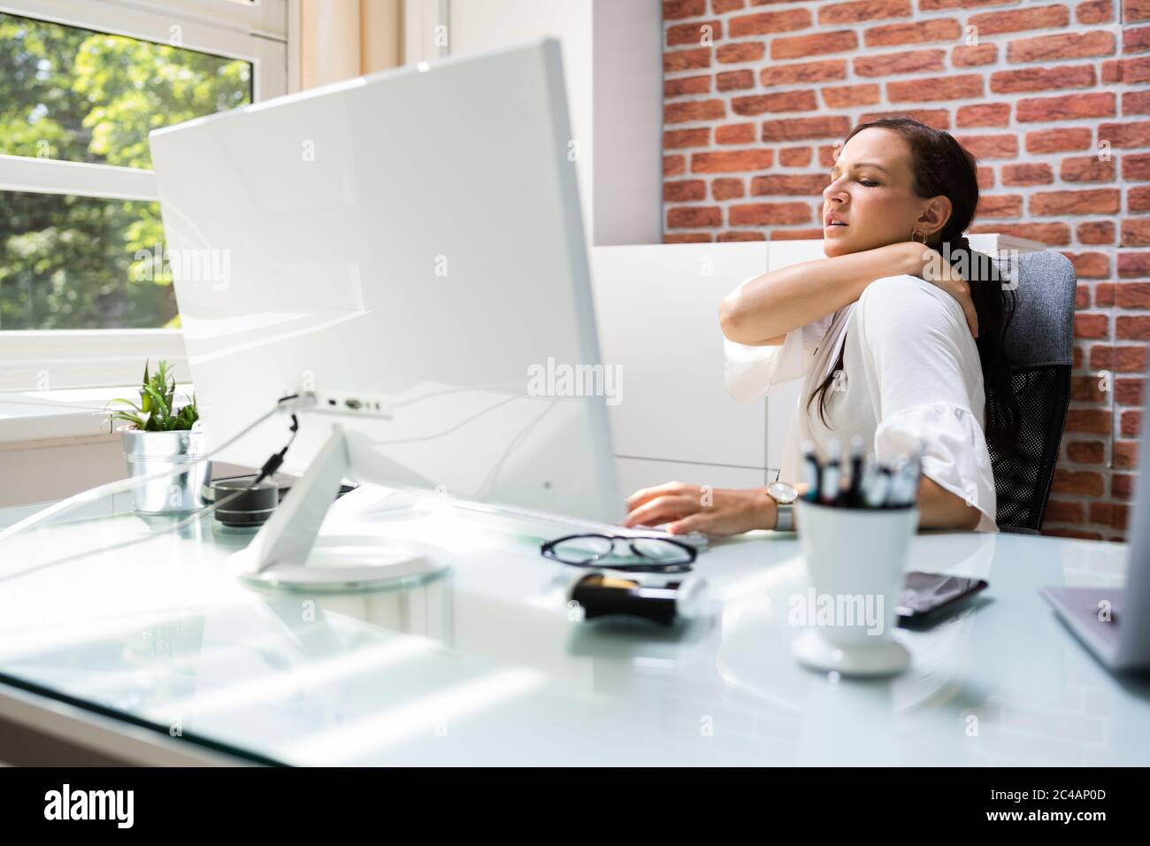 Wfh office worker hi-res stock photography and images - Alamy