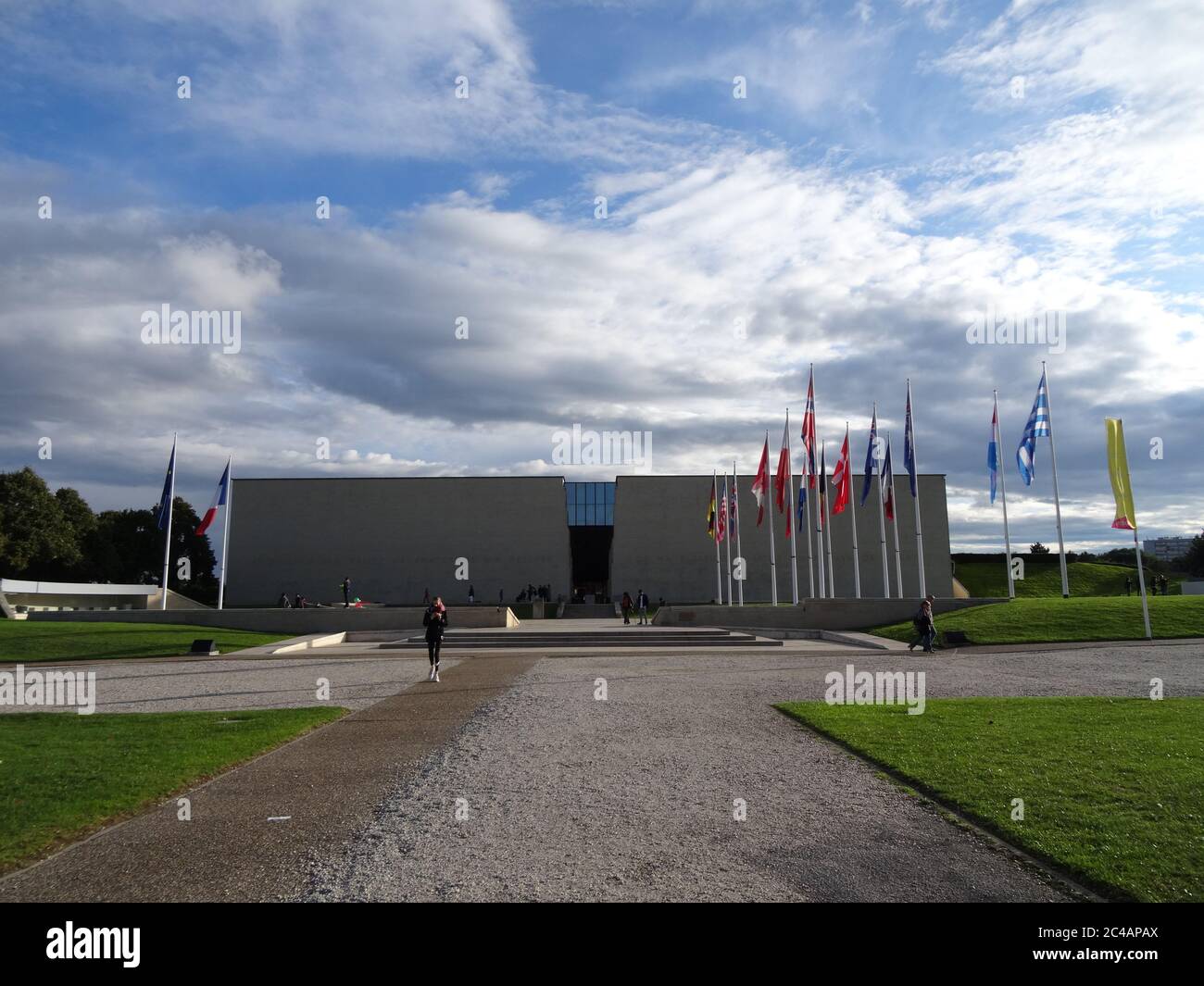 Memorial de Caen and amazing buildings of this northen city. French ...