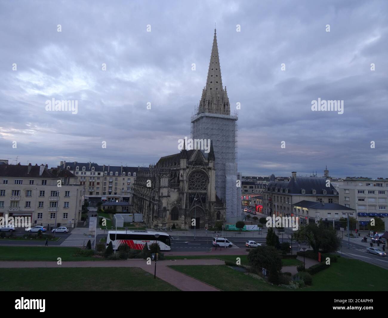Memorial de Caen and amazing buildings of this northen city. French ...