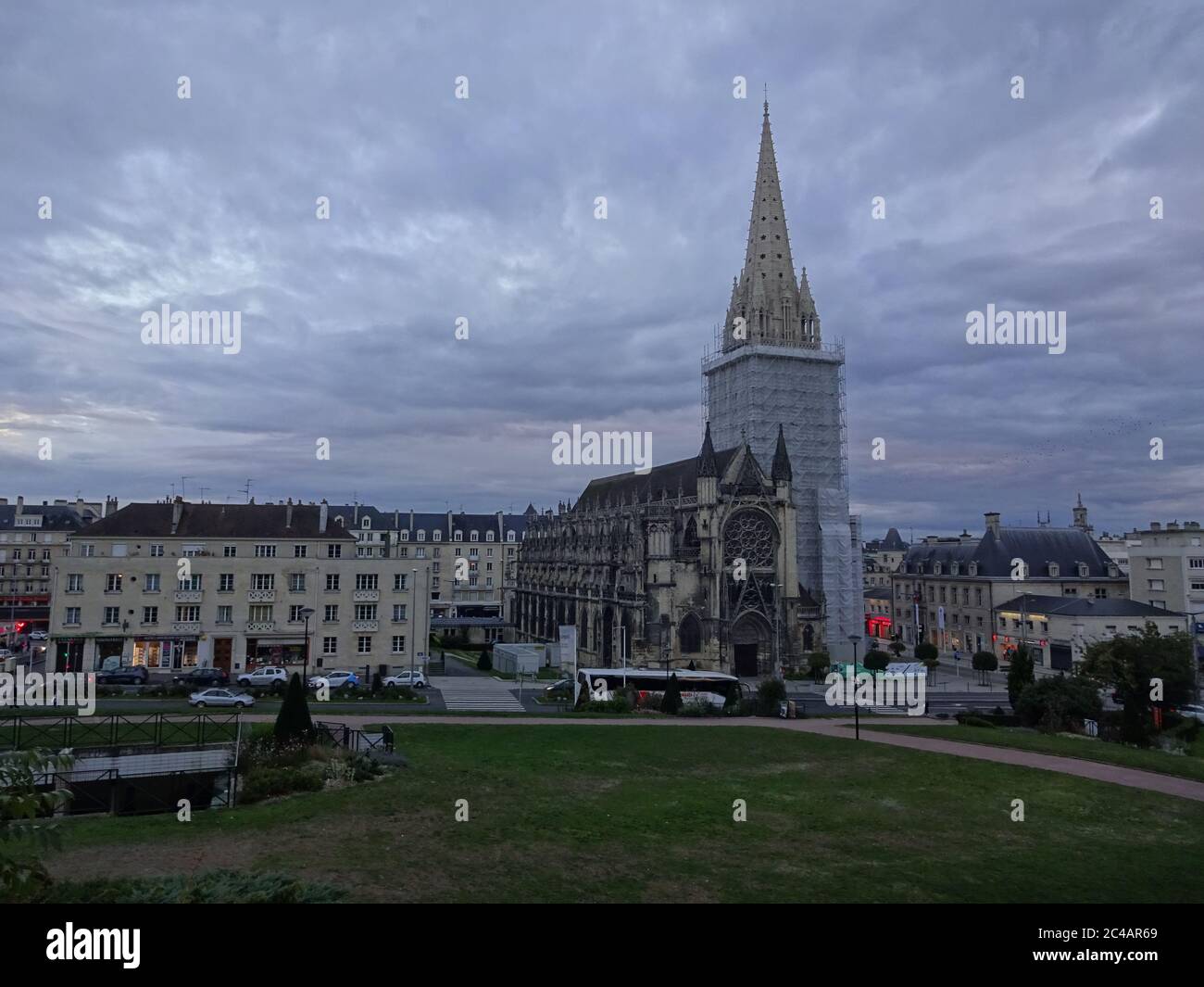 Memorial de Caen and amazing buildings of this northen city. French ...