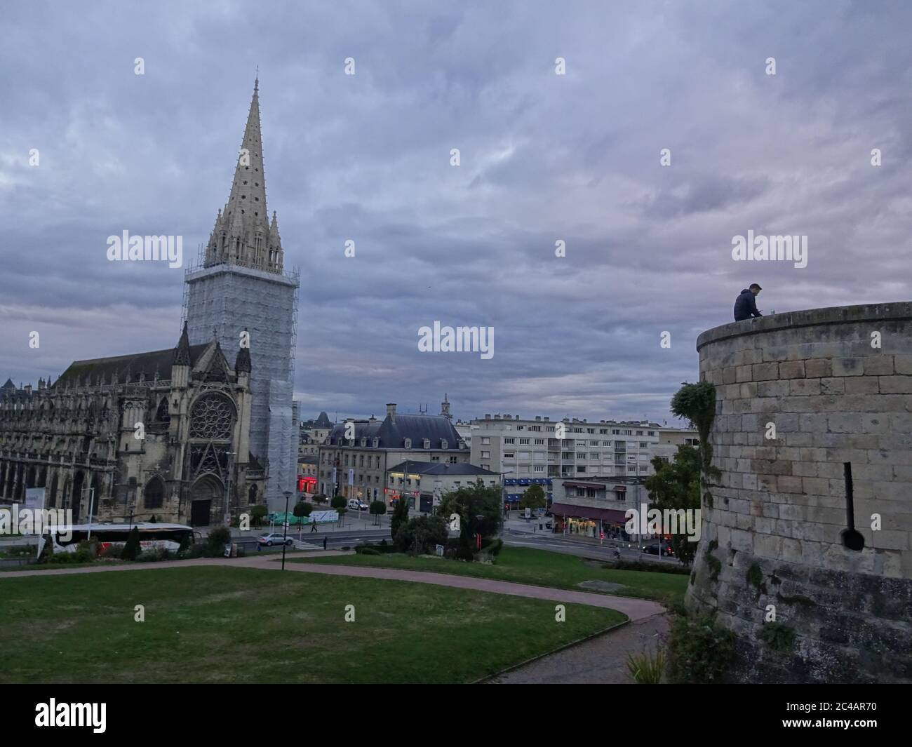 Memorial de Caen and amazing buildings of this northen city. French ...