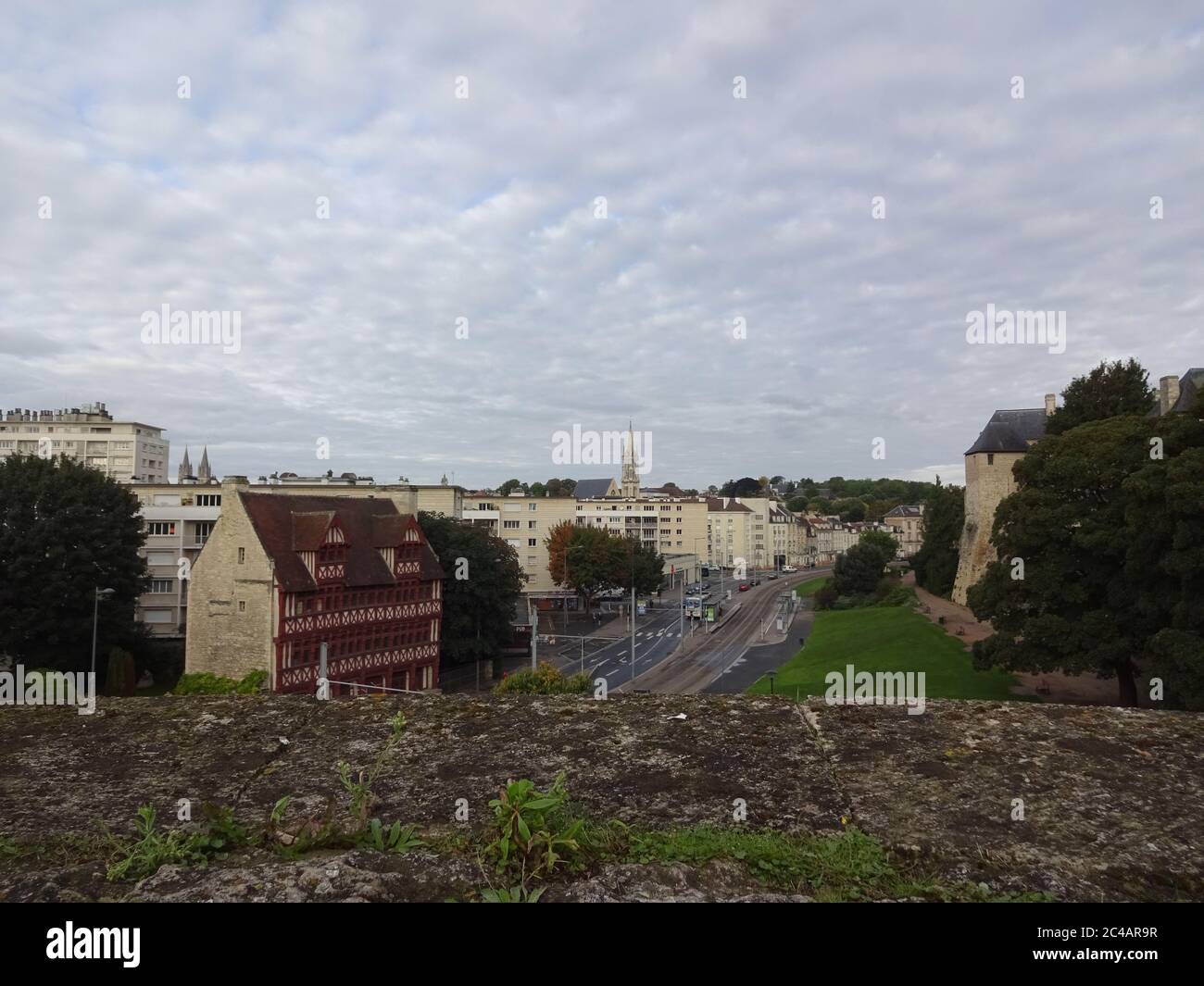 Memorial de Caen and amazing buildings of this northen city. French ...