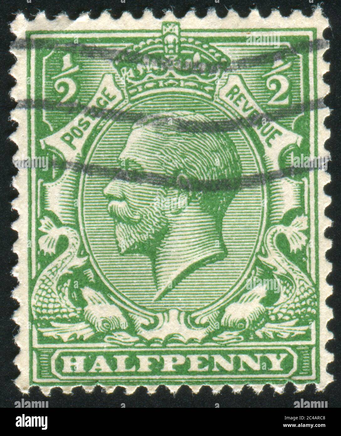 GREAT BRITAIN - CIRCA 1912: stamp printed by Great Britain, shows ...