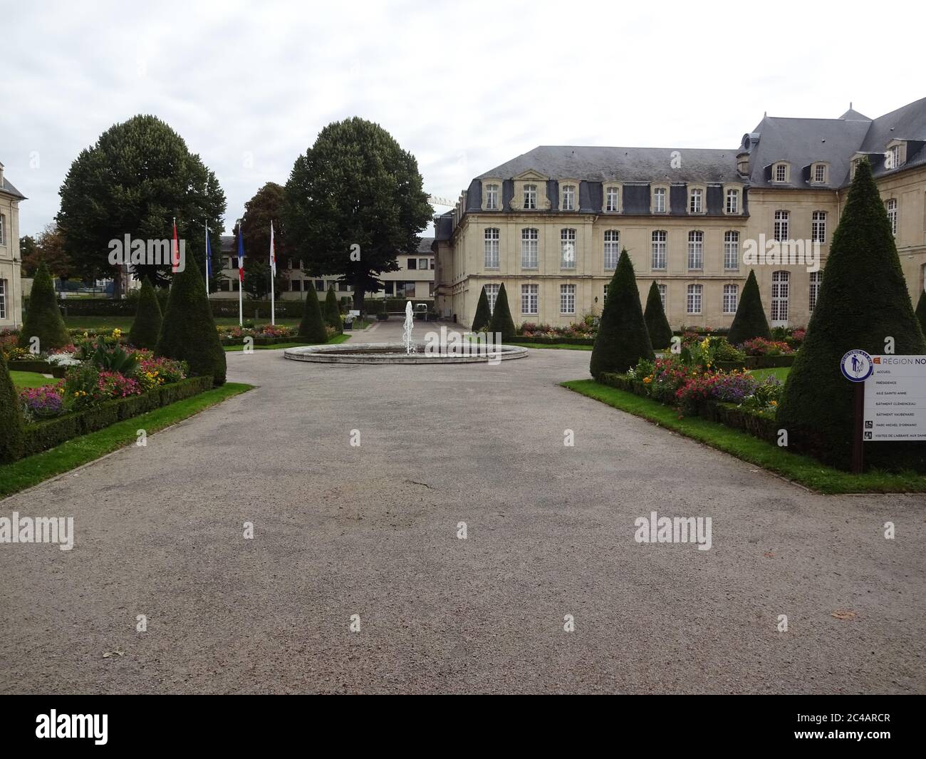 Memorial de Caen and amazing buildings of this northen city. French ...