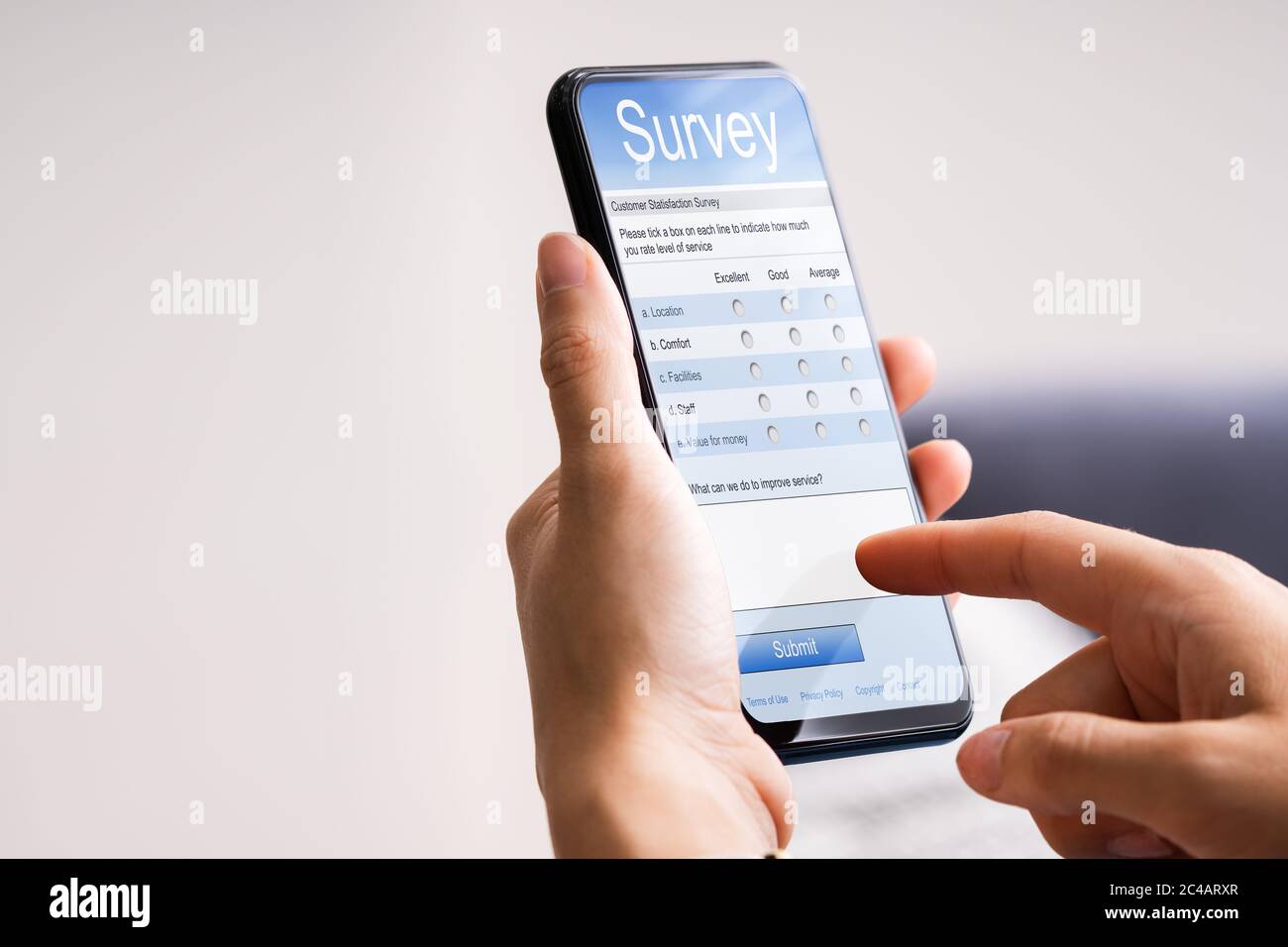 Marketing research questionnaire hi-res stock photography and images ...