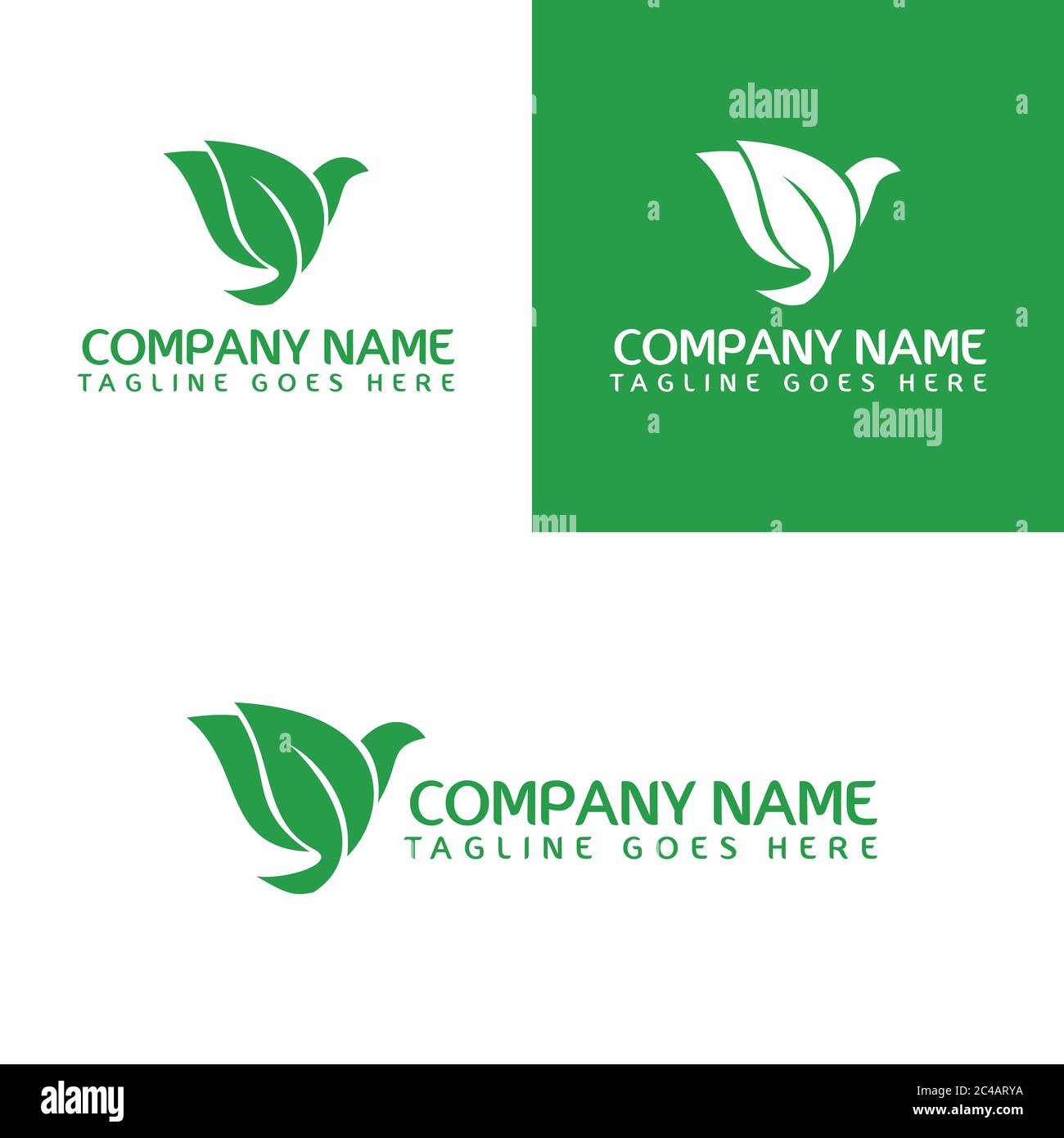 bird fly nature leaf logo symbol vector eps Stock Vector Image & Art ...