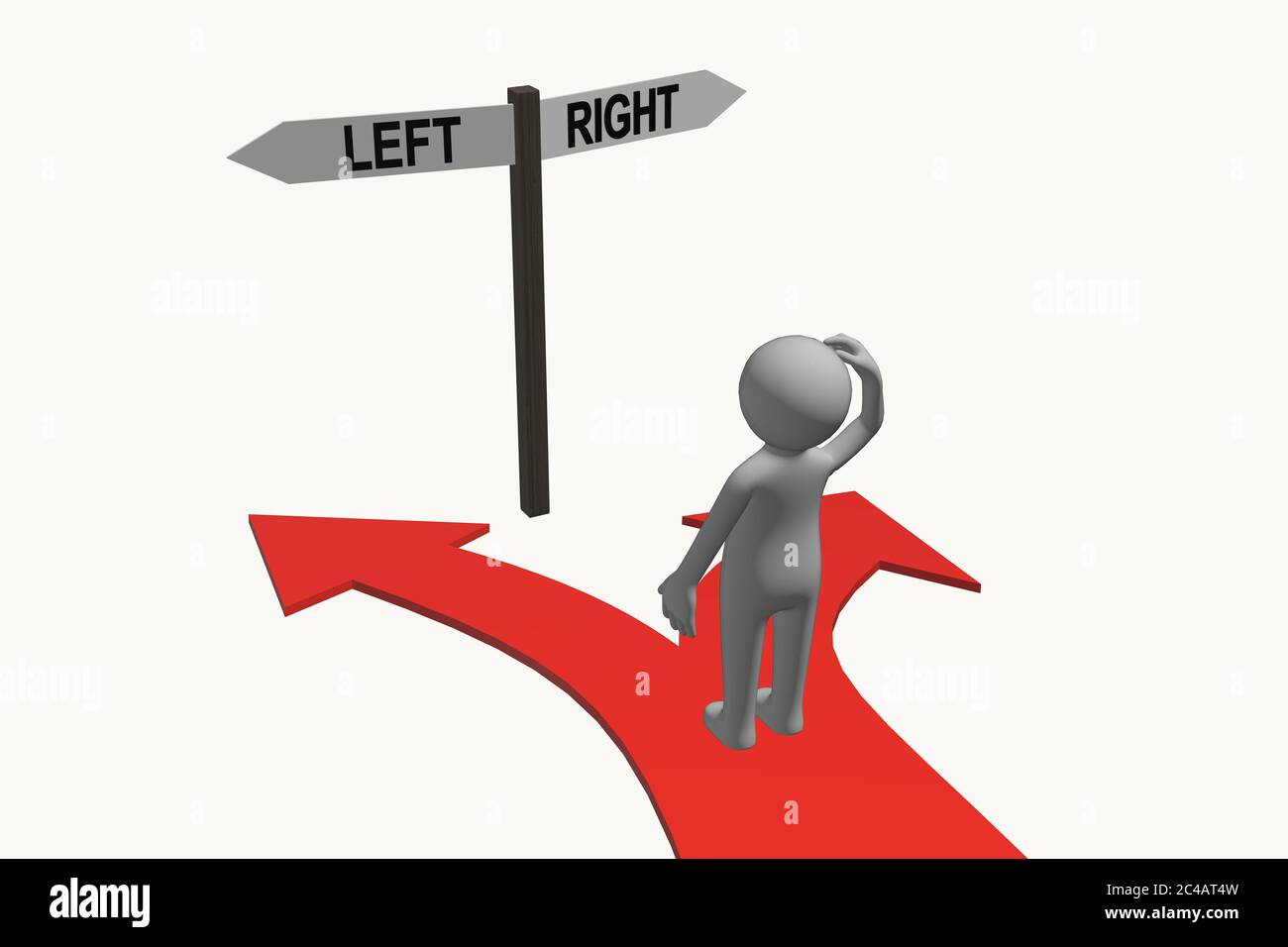 Lack of direction concept Cut Out Stock Images & Pictures - Alamy