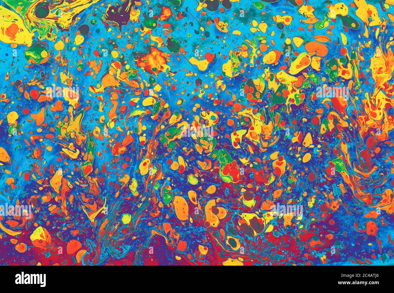 marbling art patterns as abstract colorful background Stock Photo - Alamy
