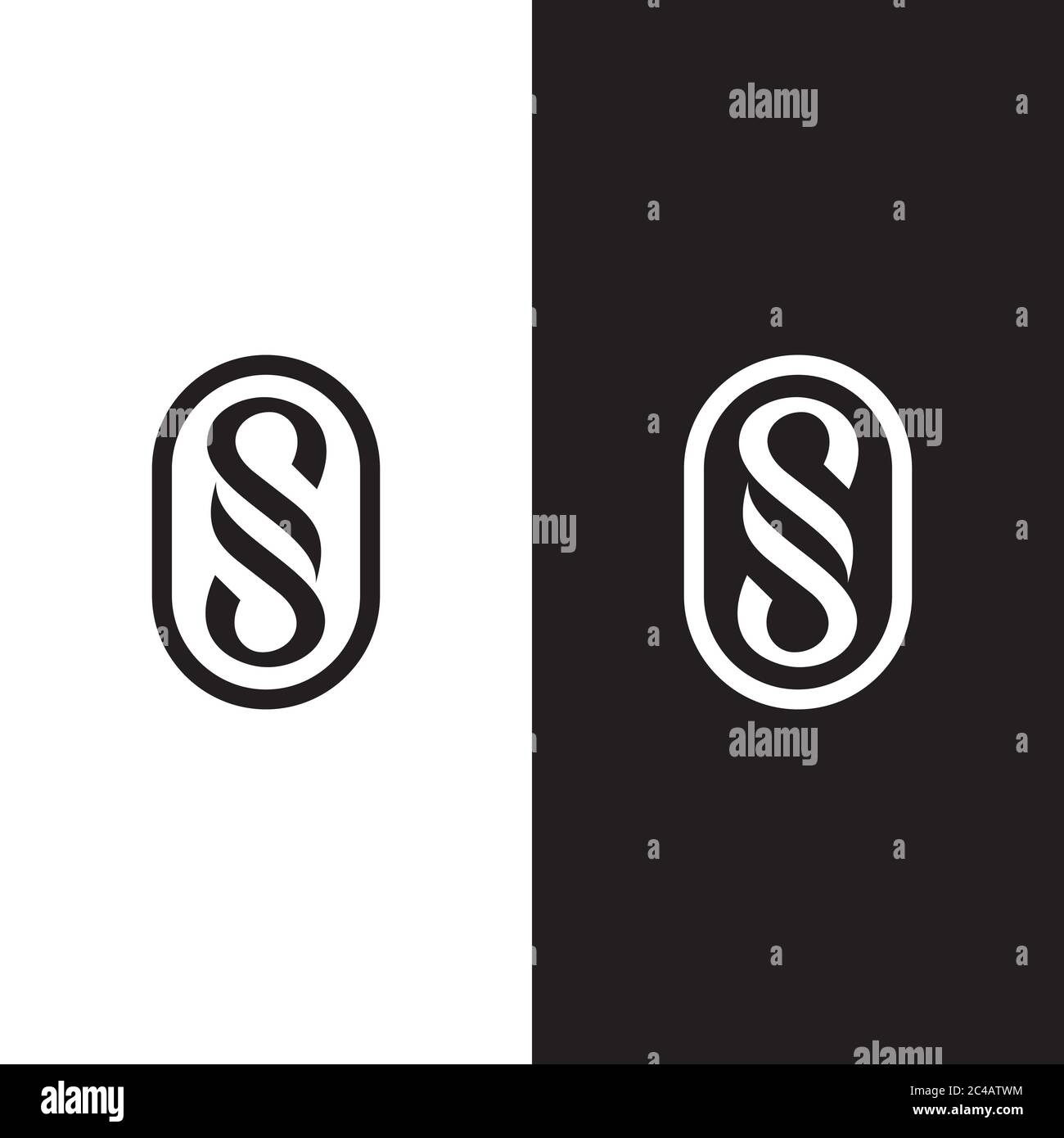 letter s initial logo vector eps Stock Vector Image & Art - Alamy