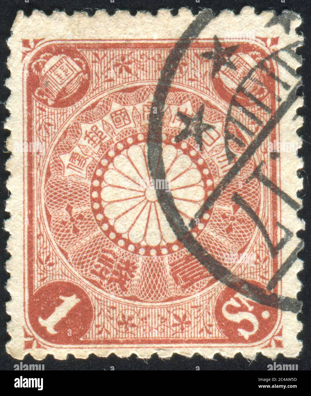 JAPAN - CIRCA 1899: stamp printed by Japan, shows Victory in Chinese ...