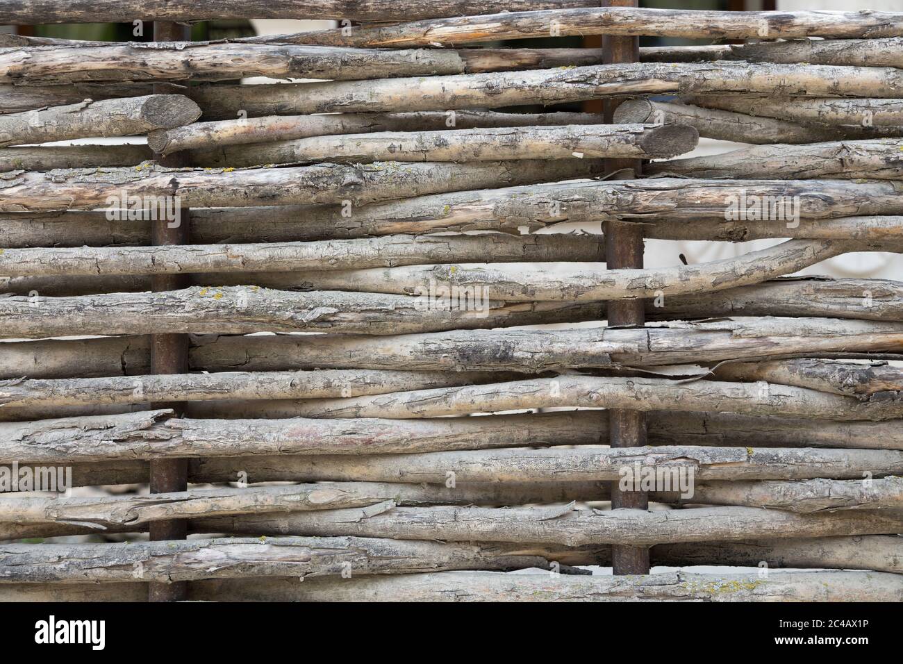 Wattle fence hi-res stock photography and images - Alamy