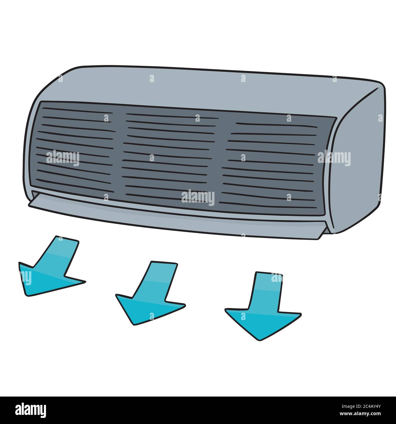 vector of air conditioner Stock Vector Image & Art - Alamy