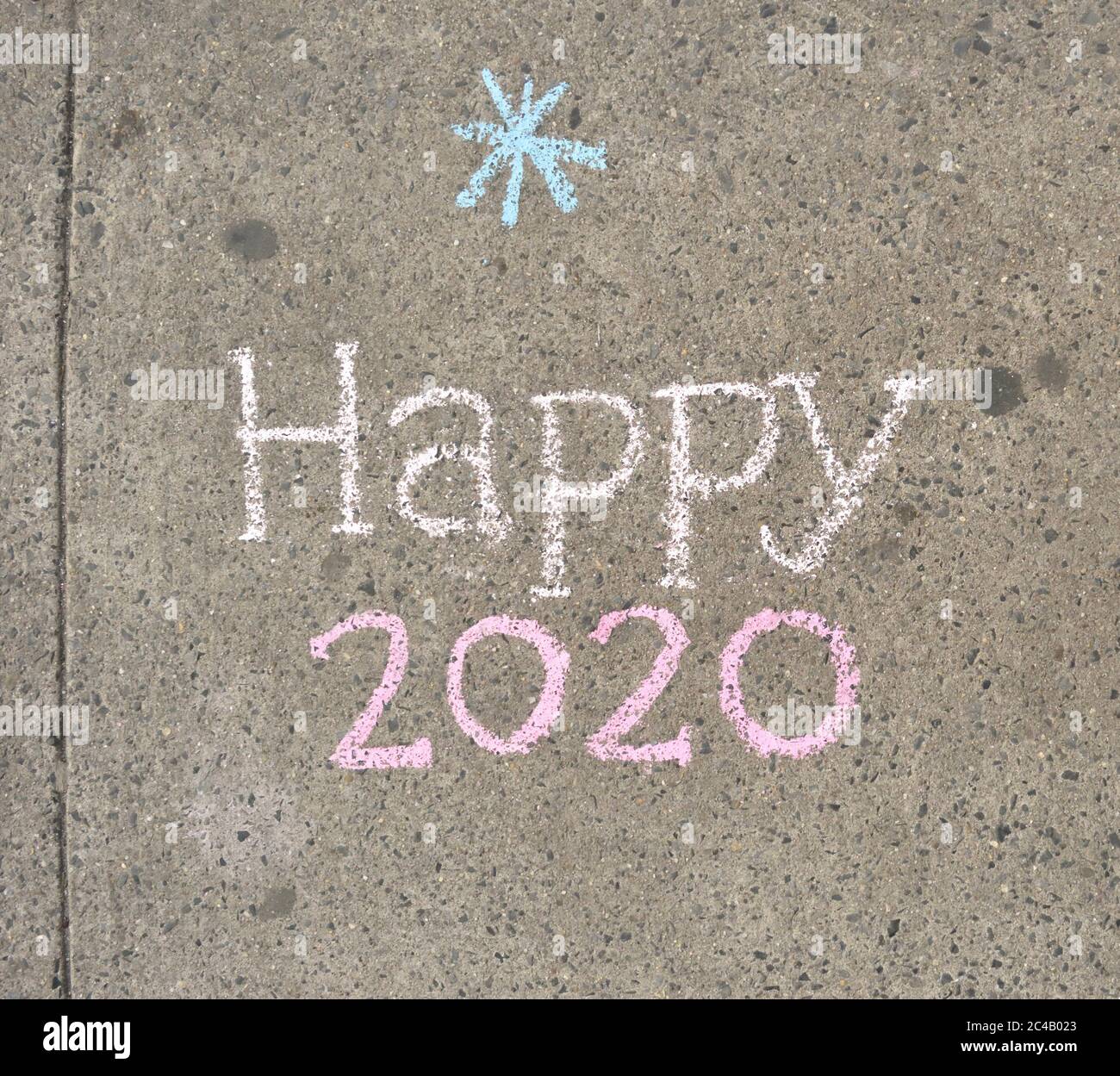 Happy 2020 hi-res stock photography and images - Alamy