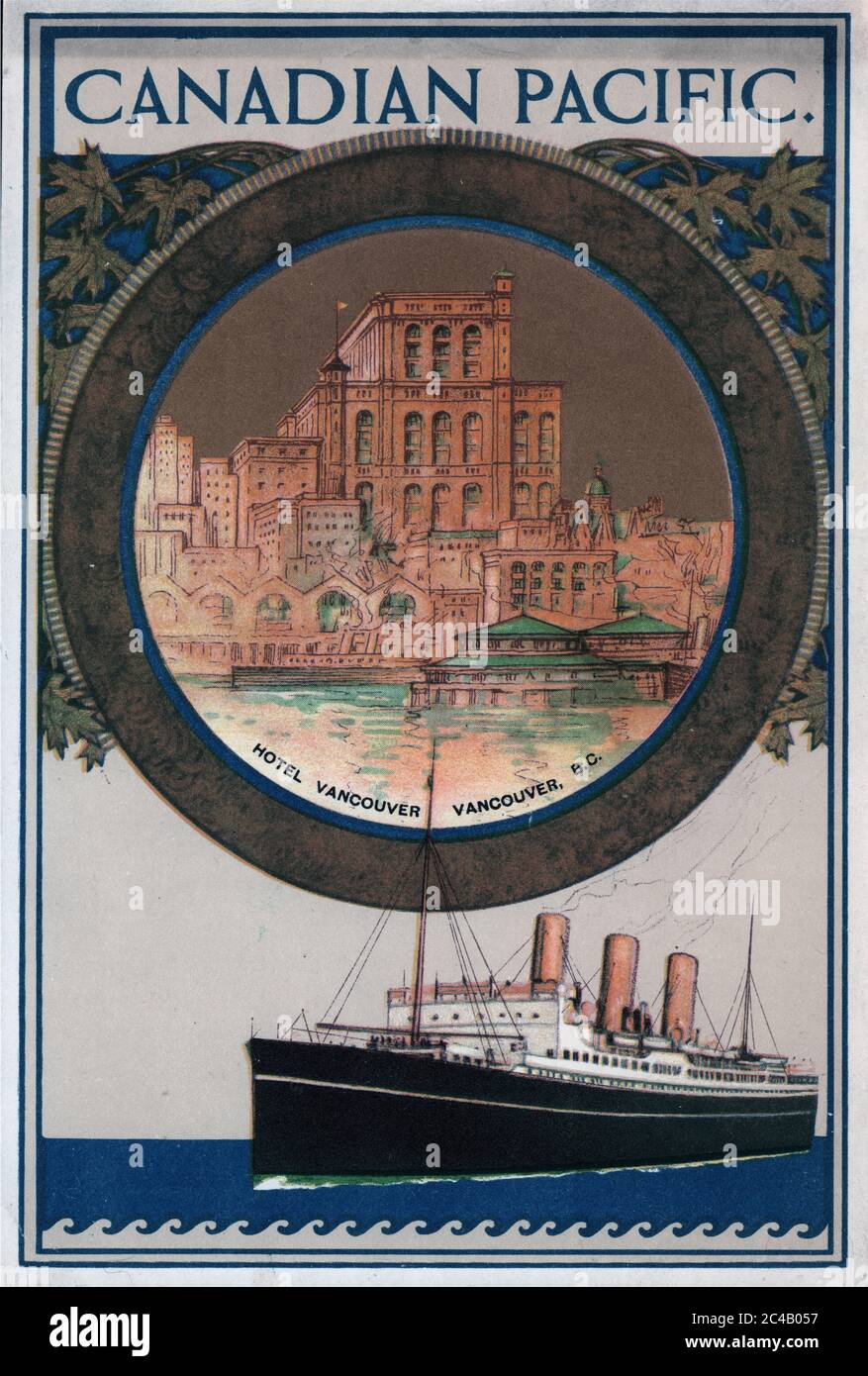 Passenger ship the canadian pacific line hi-res stock photography and ...