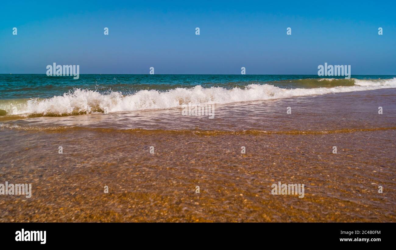 Beautiful pebbles beach waves hi-res stock photography and images - Alamy