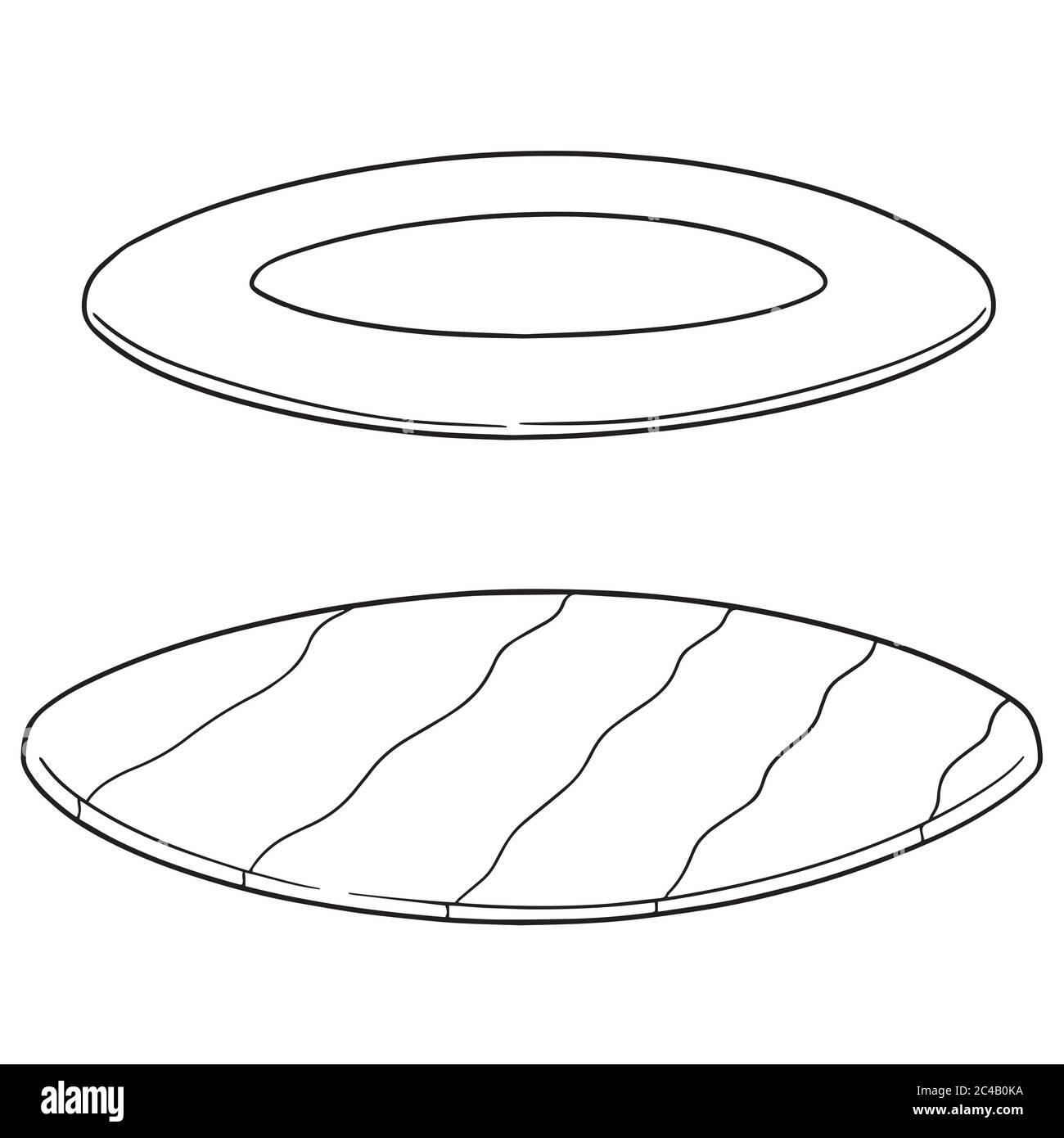 vector set of dish Stock Vector Image & Art - Alamy