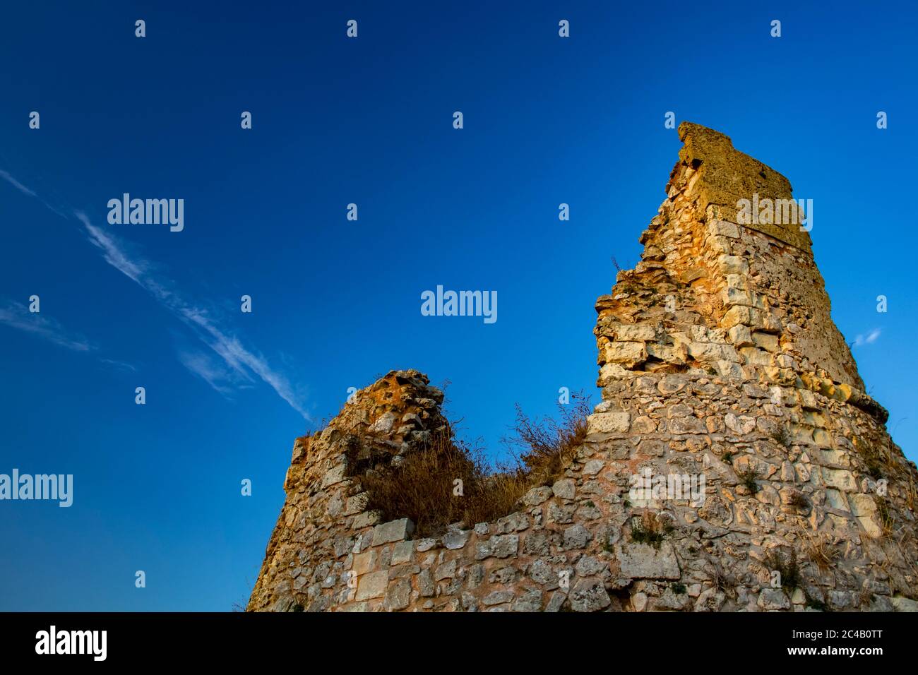 Ruin of an ancient watchtower Stock Photo - Alamy
