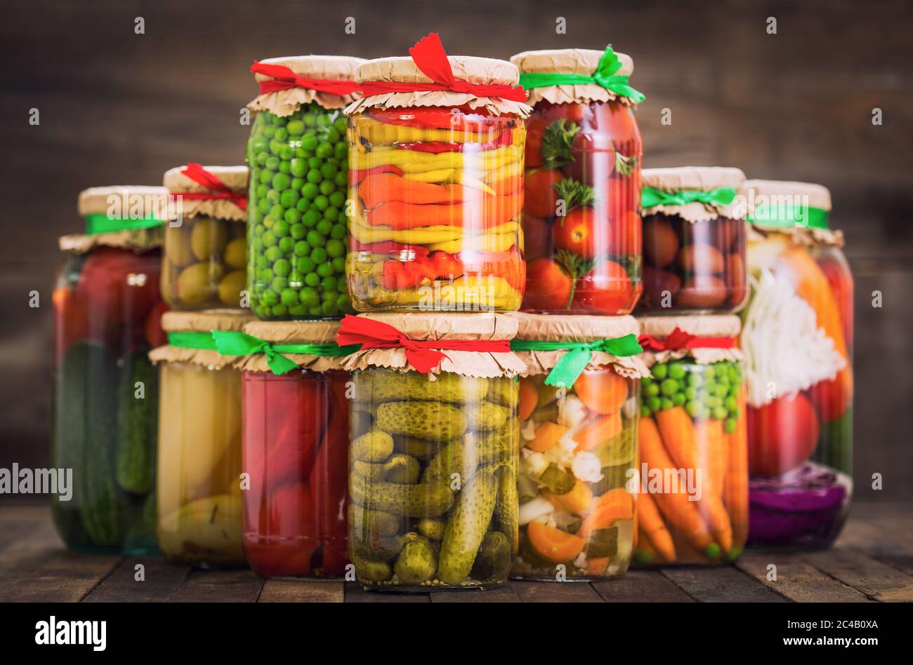 Jars autumn preserves vegetables hi-res stock photography and images ...